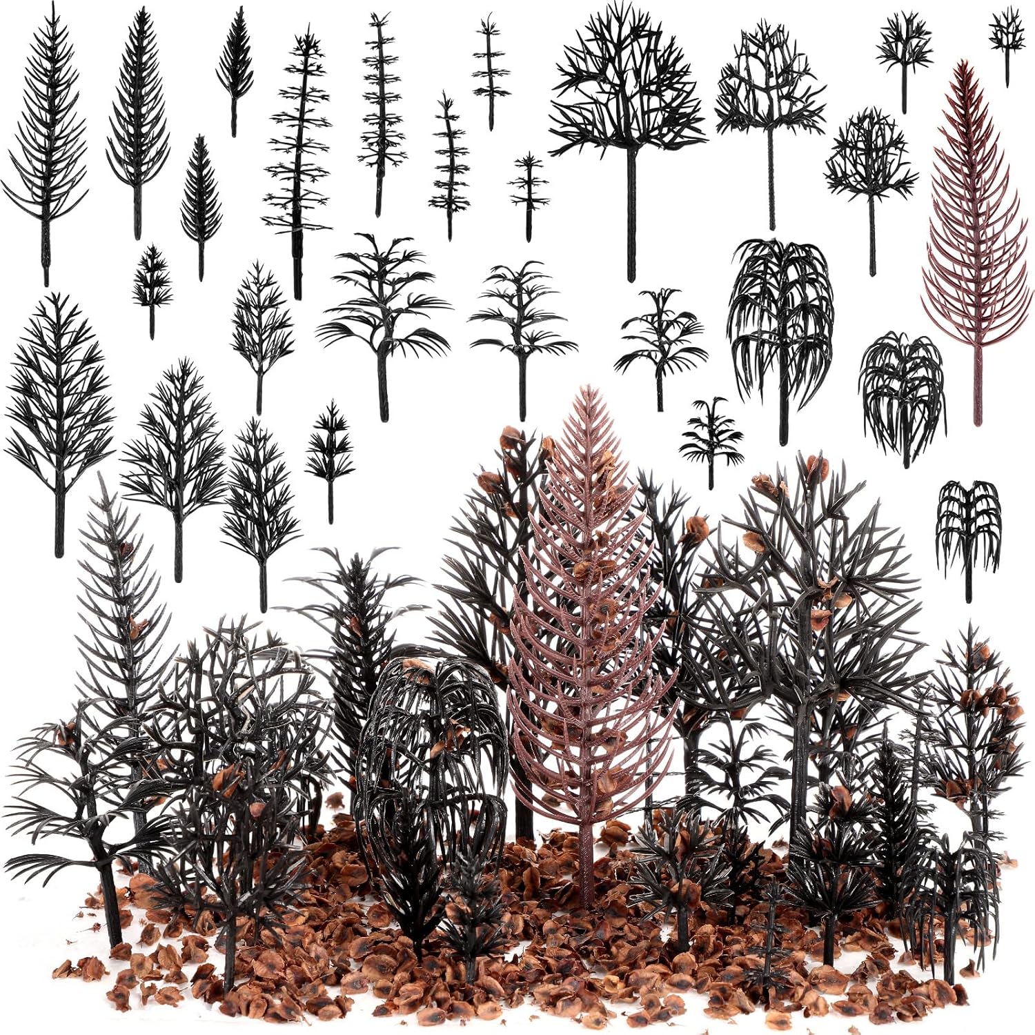 Amazon.com: Canlierr 28 Pcs Miniature Model Dead Tree for Diorama Mini ...