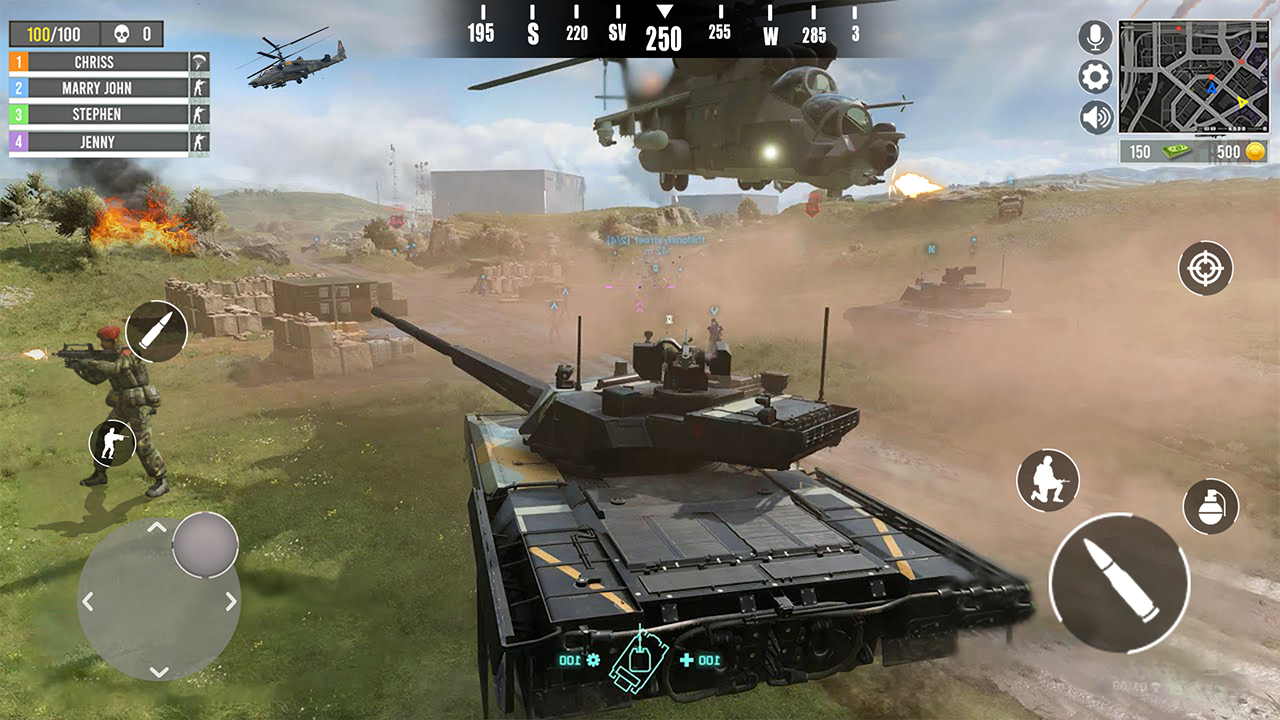 FPS Gun Shooting Real Commando War Action Strike Games 2025 - App on ...