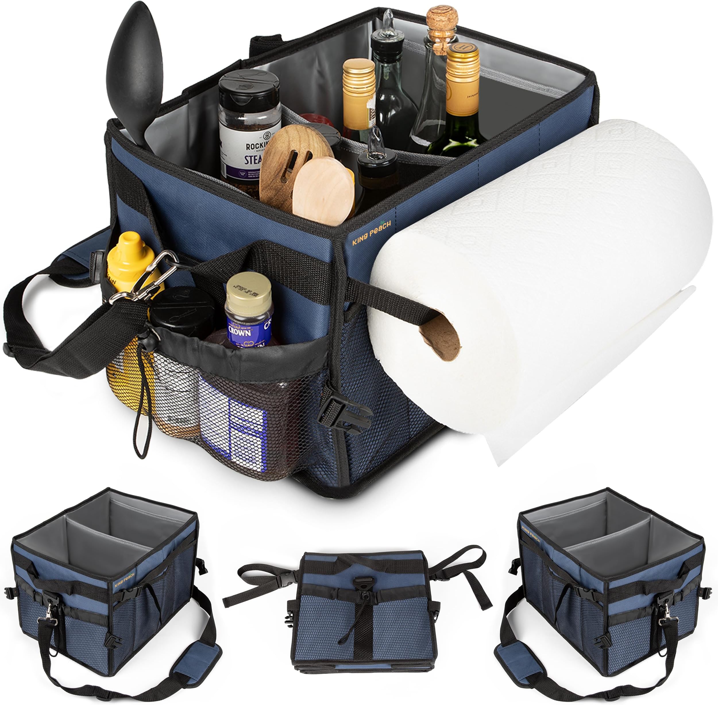 Amazon.com: King Peach Clever Grill Caddy - Makes a great Tailgating or ...