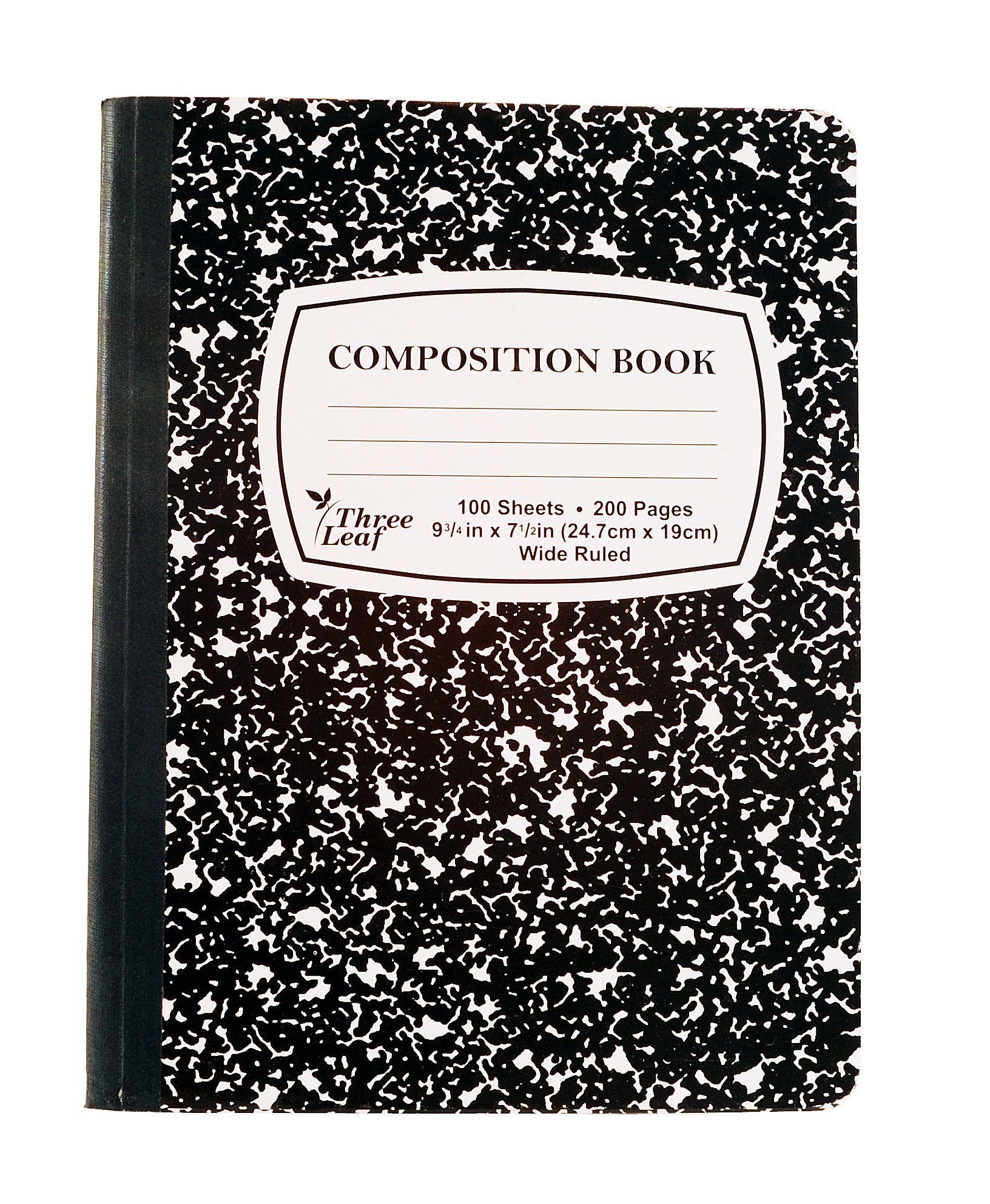 Snapklik.com : Pack Of 6 - Composition Notebooks, 9-3/4" X 7-1/2", Wide ...