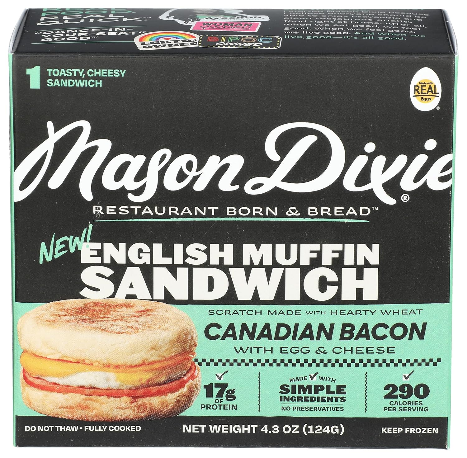Amazon.com: MASON DIXIE BISCUIT CO English Muffin Sandwich with ...