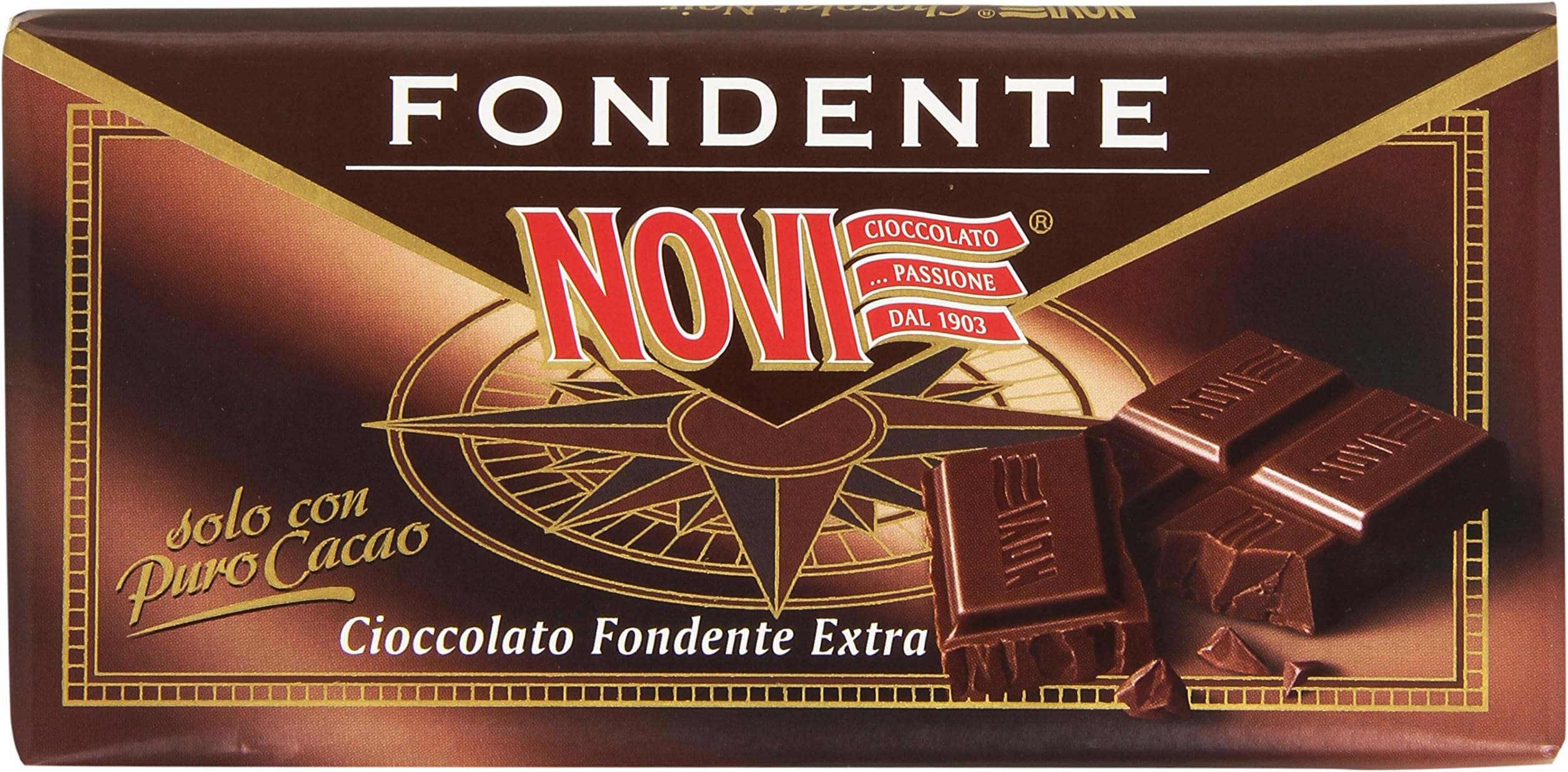 Amazon.com : Novi : Italian Extra Dark Chocolate 100 g , Pack of 4 ...
