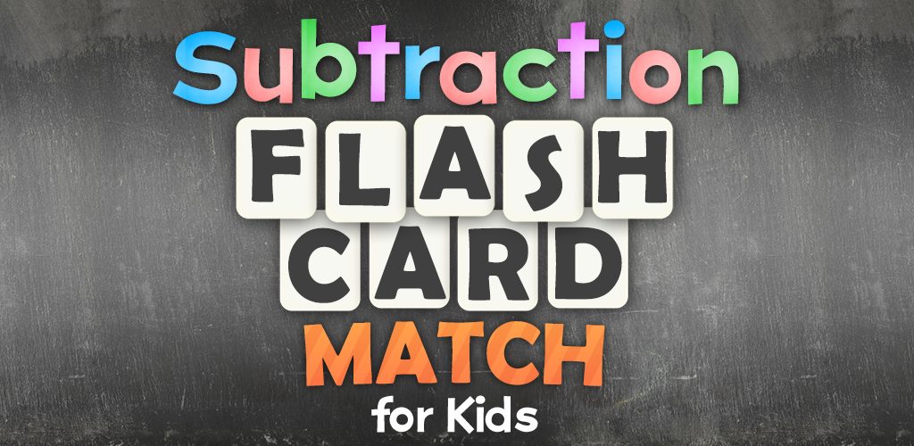 Subtraction Flashcard Match Games for Kids in Kindergarten, 1st and 2nd ...