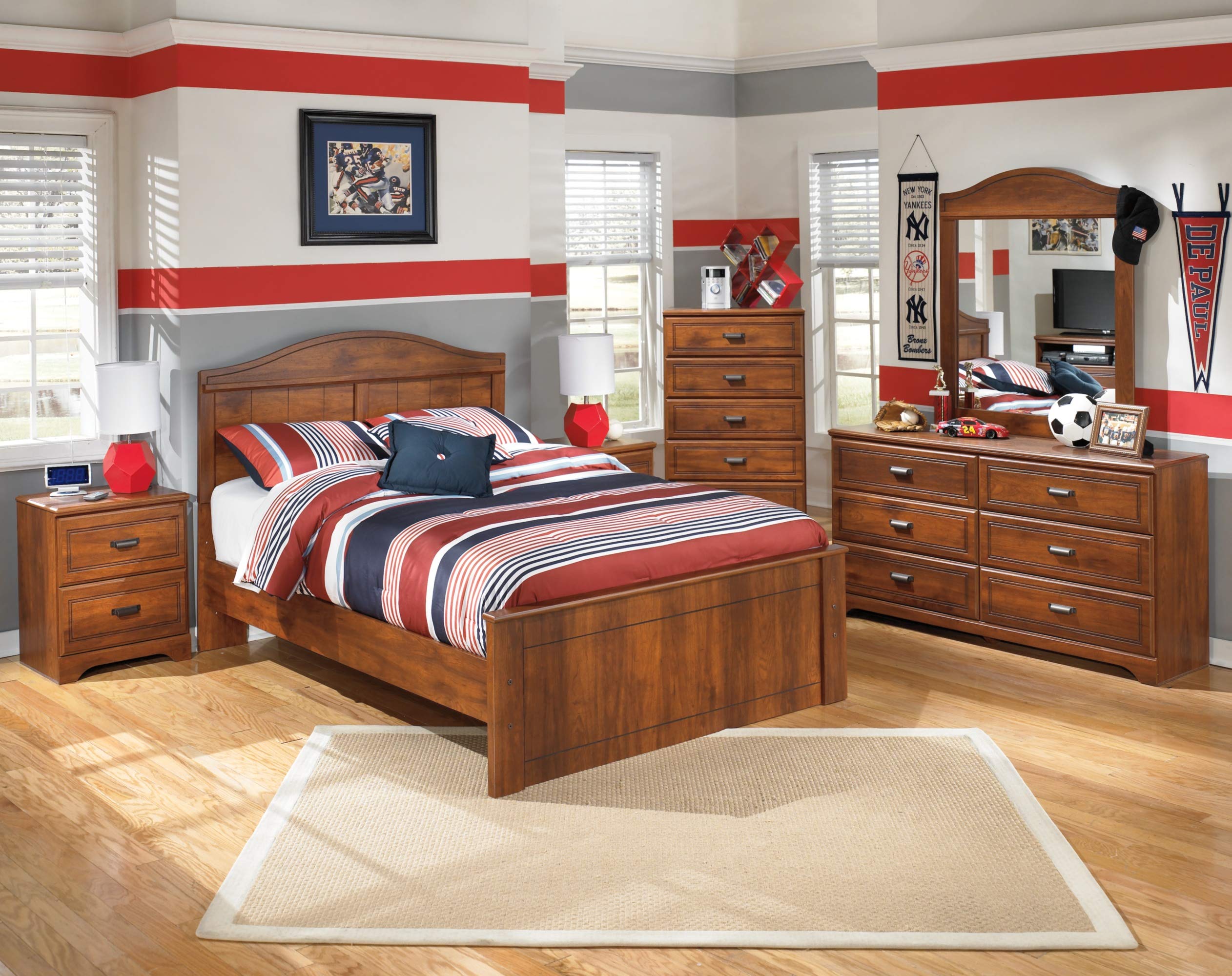 Ashley Furniture Cherry Wood Bedroom Signature Design By Ashley