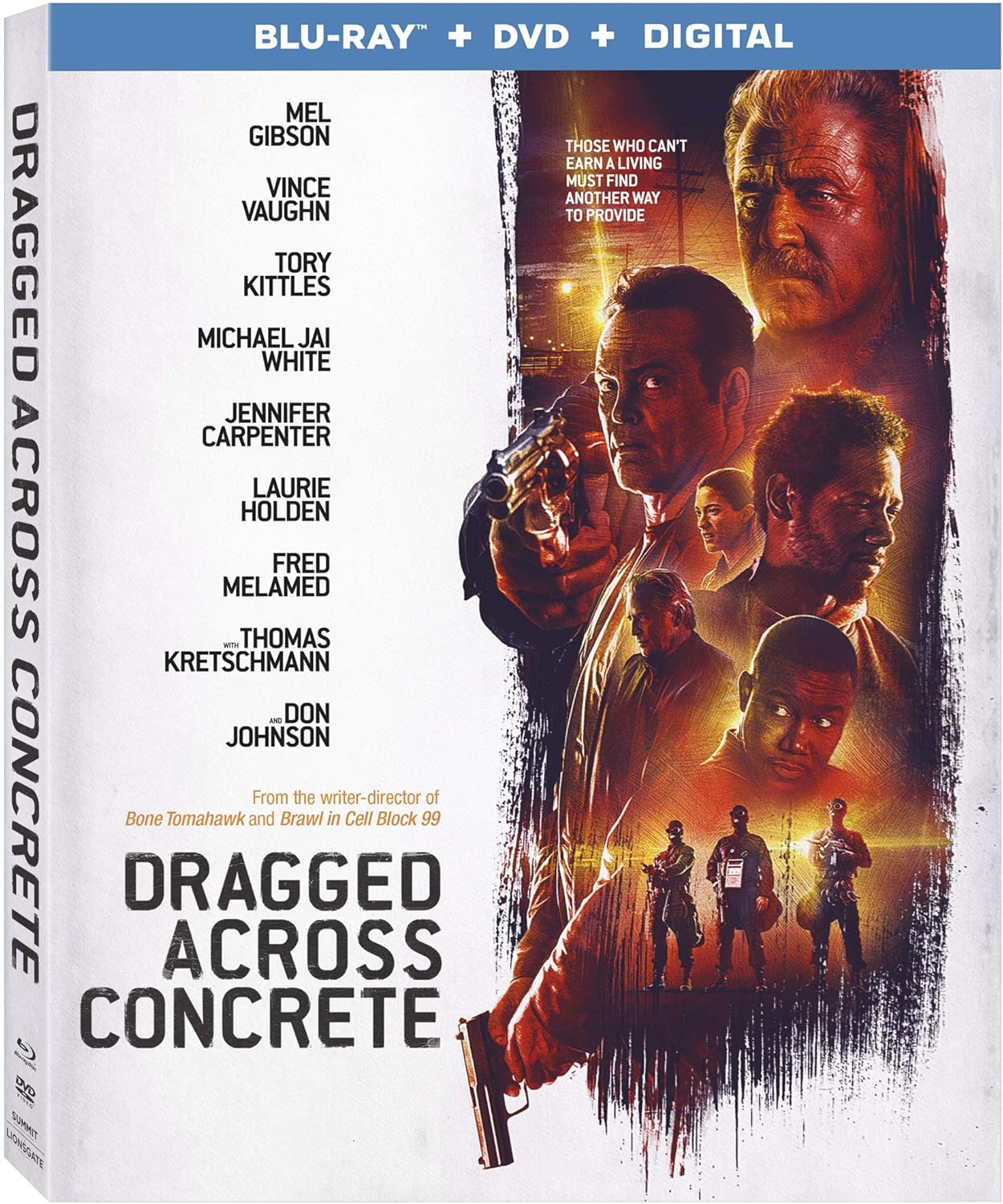 Dragged Across Concrete [Blu-ray]: Amazon.ca: Mel Gibson, Vince Vaughn ...