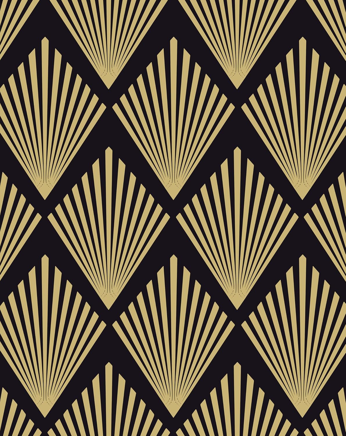 Amazon.com: Rugreat Black Geometric Wallpaper Peel and Stick Modern ...