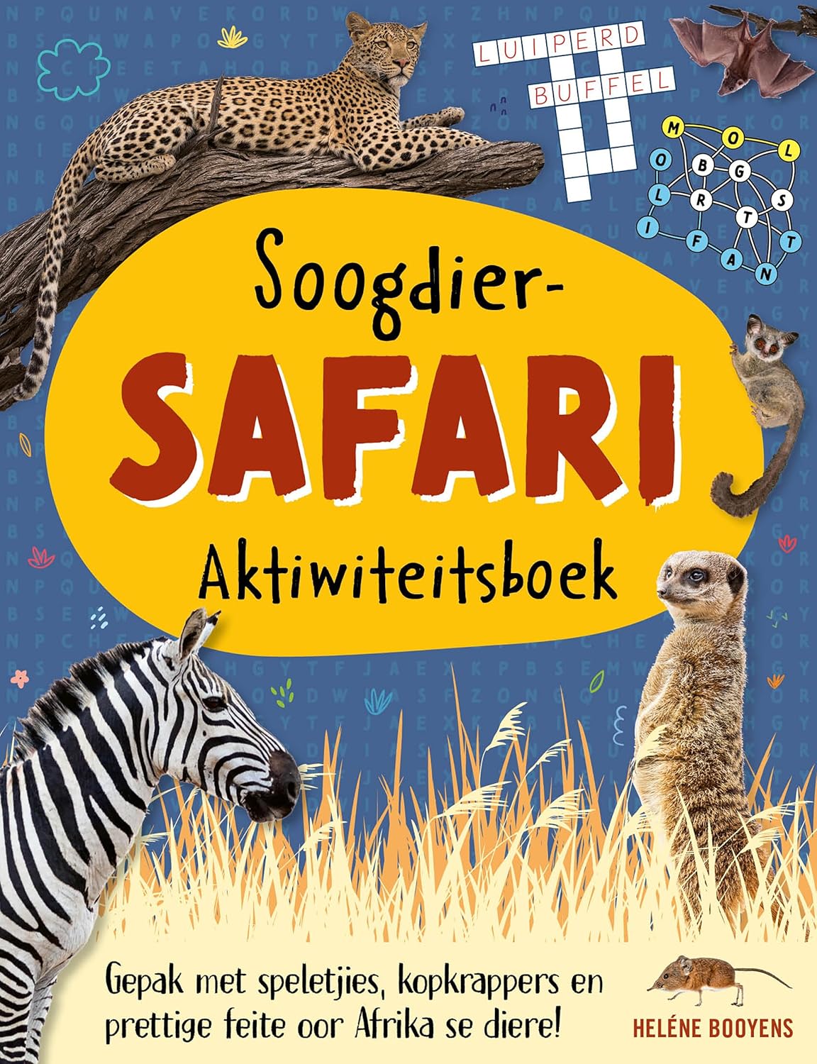 Soogdier-Safari Aktiwiteitsboek (Afrikaans Edition) , Booyens, Heléne ...