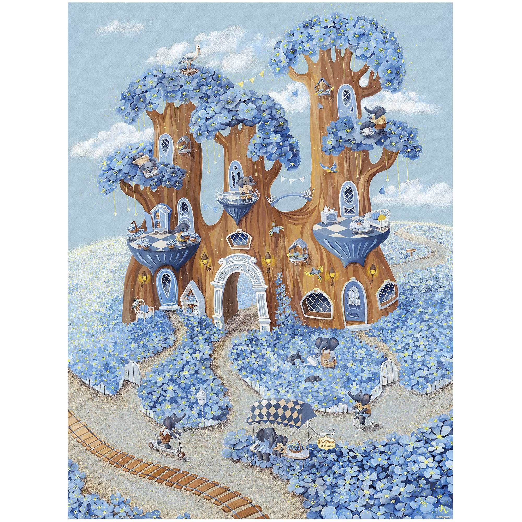 Amazon.com: Pintoo Jigsaw Puzzles 1200 Piece for Adults - Julia ...