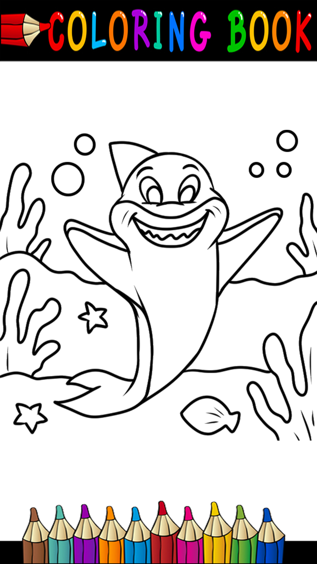 Coloring book Shark For Kids - App on Amazon Appstore