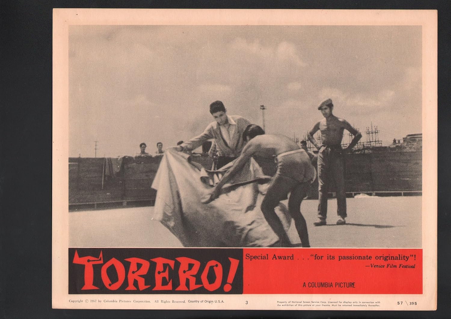 Amazon.com: MOVIE POSTER: Torero Lobby Card #3-1957-Luis Procuna ...