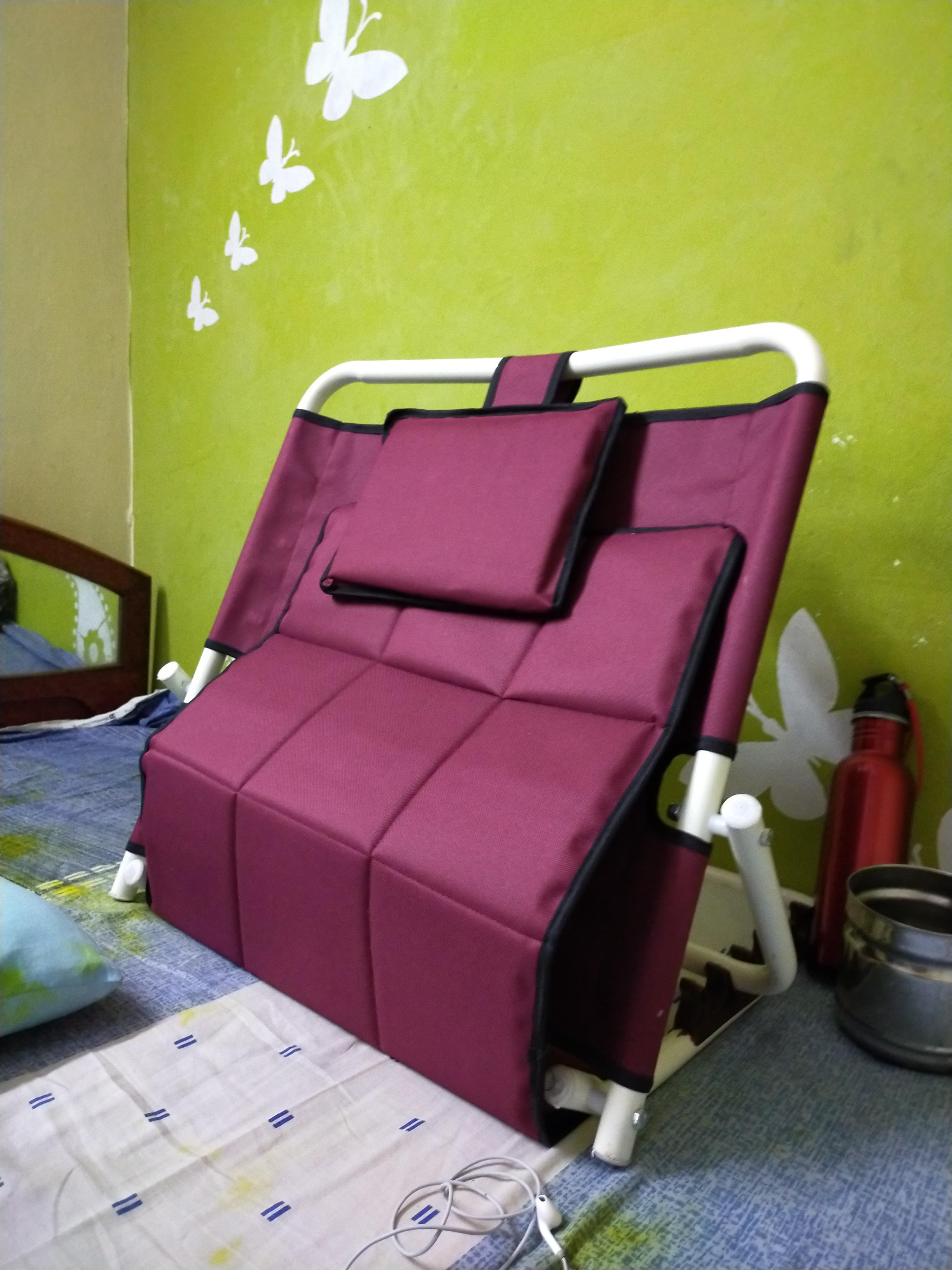 SMARTCARE Adjustable Hospital Back Rest for Bed or Back Support ...