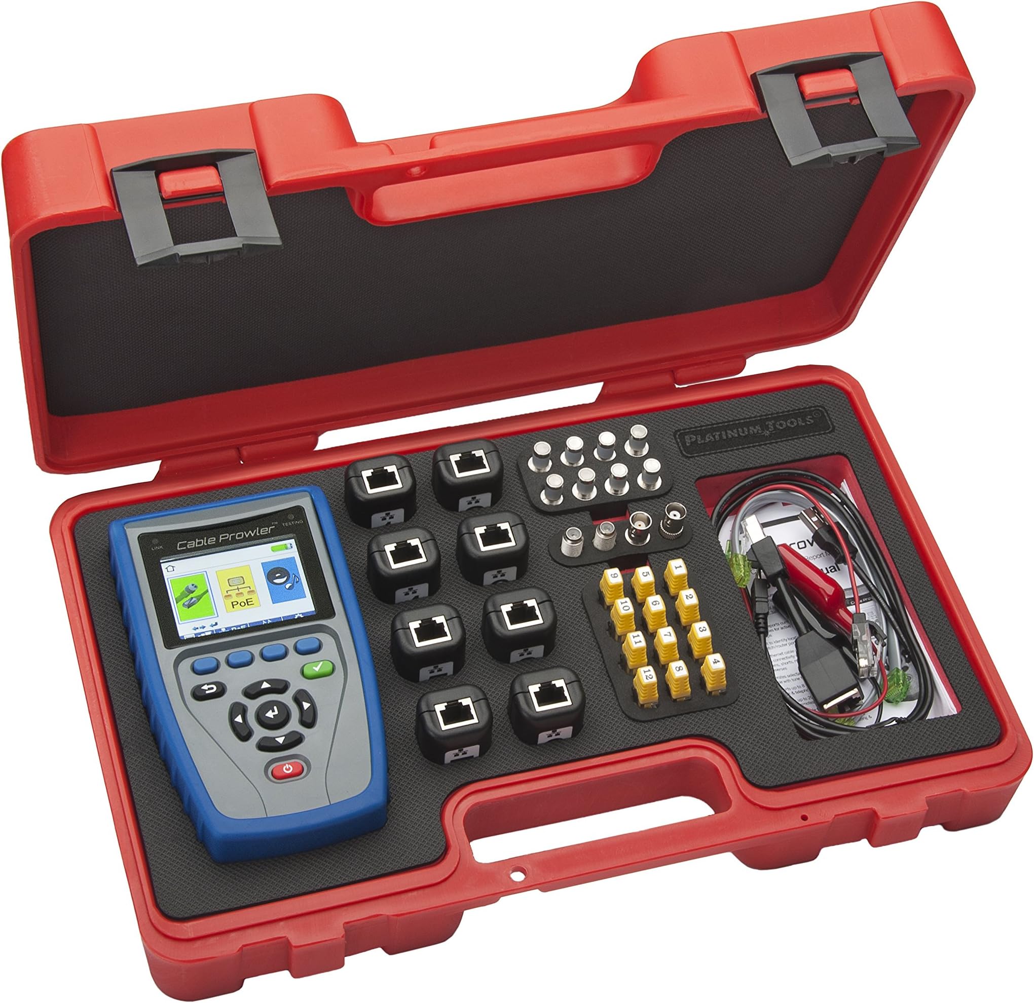 Amazon.com: Platinum Tools TCB360K1 Cable Prowler Cable Tester, Cable ...