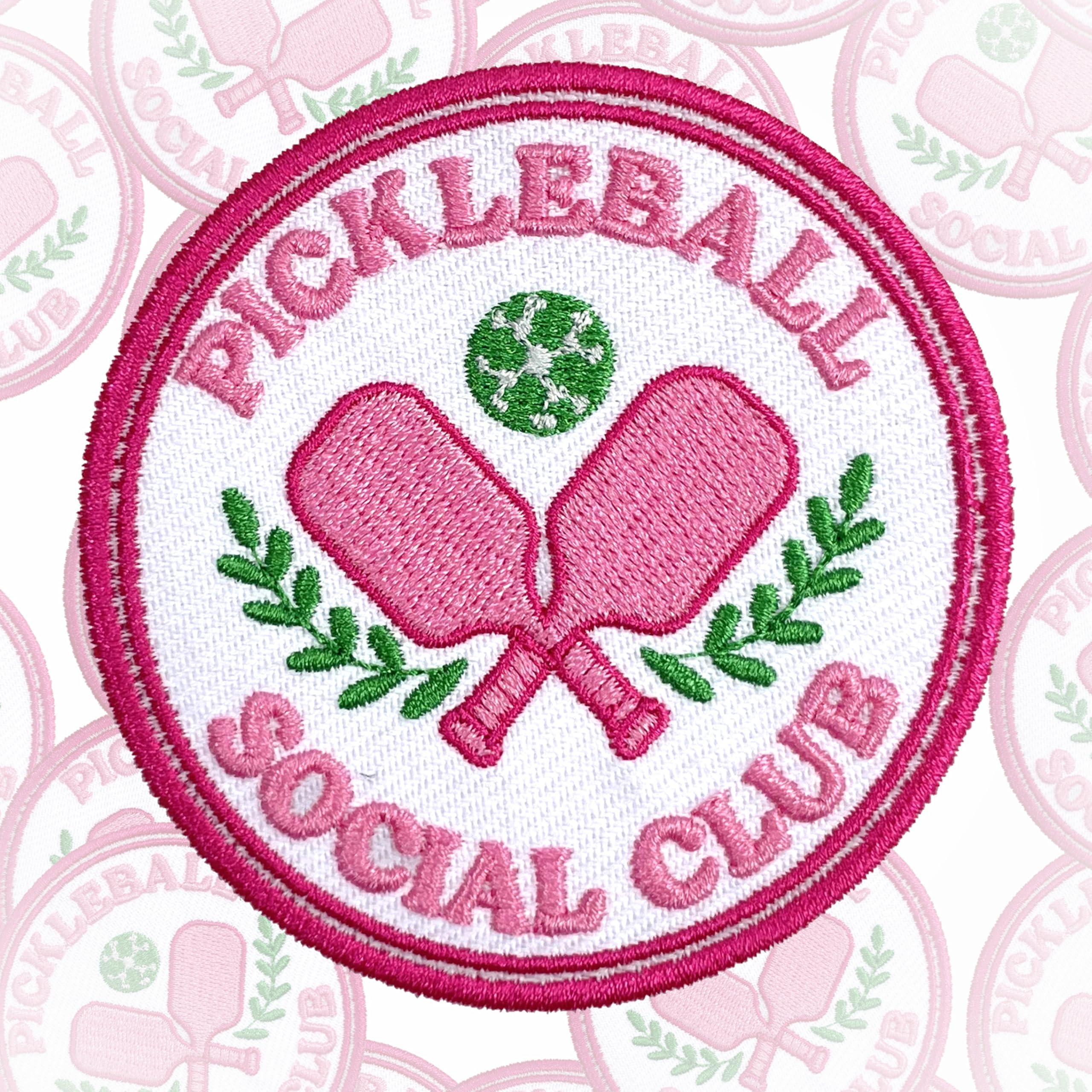 Amazon.com: Pickleball - Paddle/Ball - Embroidered Iron on Patch