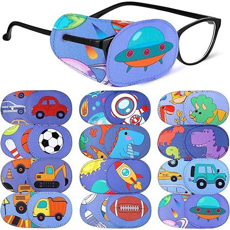 Amazon.com: Timgle 12 Pcs Eye Patches for Kids Adjustable Eye Patch ...