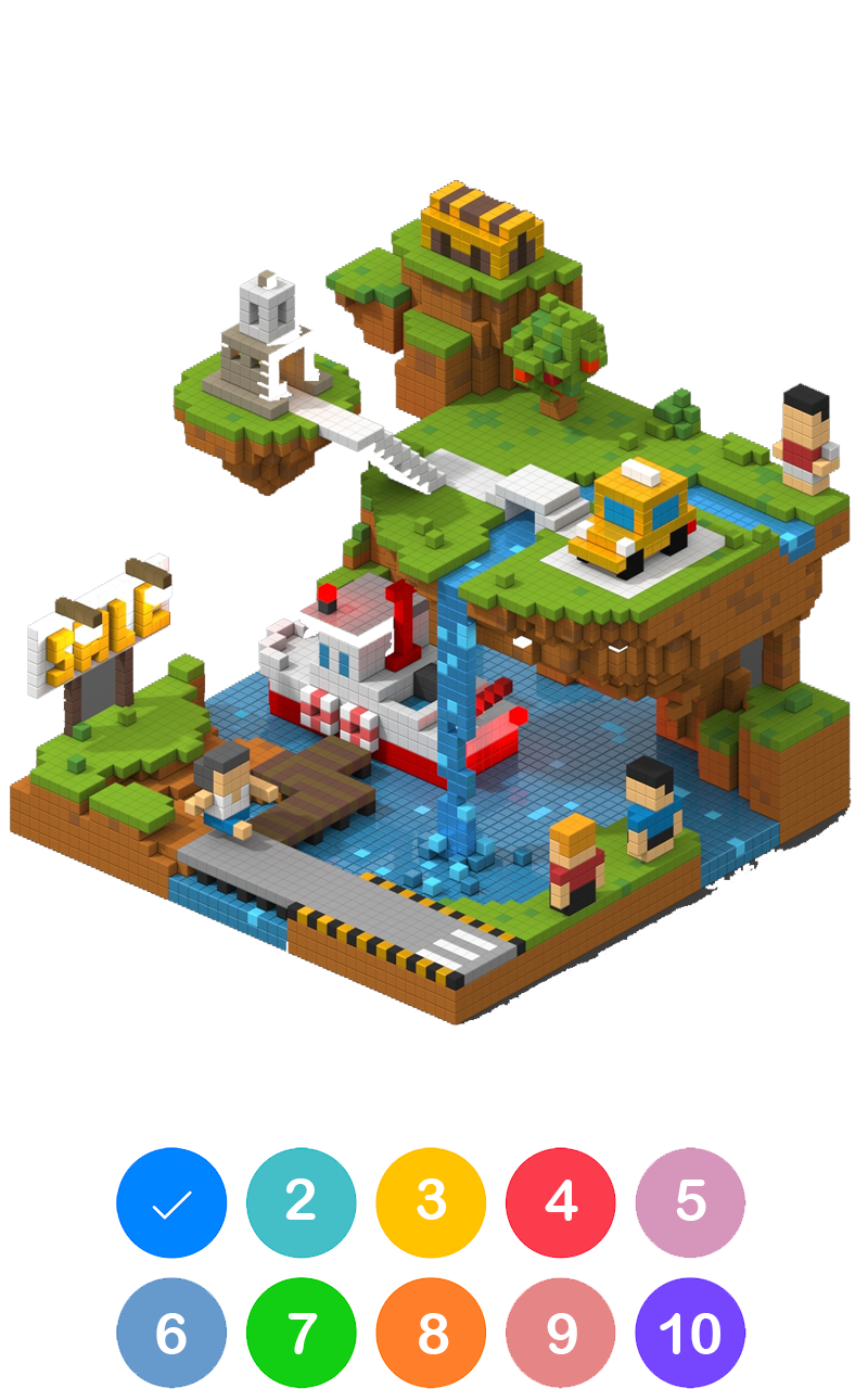 Pixel Art 3D Coloring By Number for Adults Free - App on Amazon Appstore