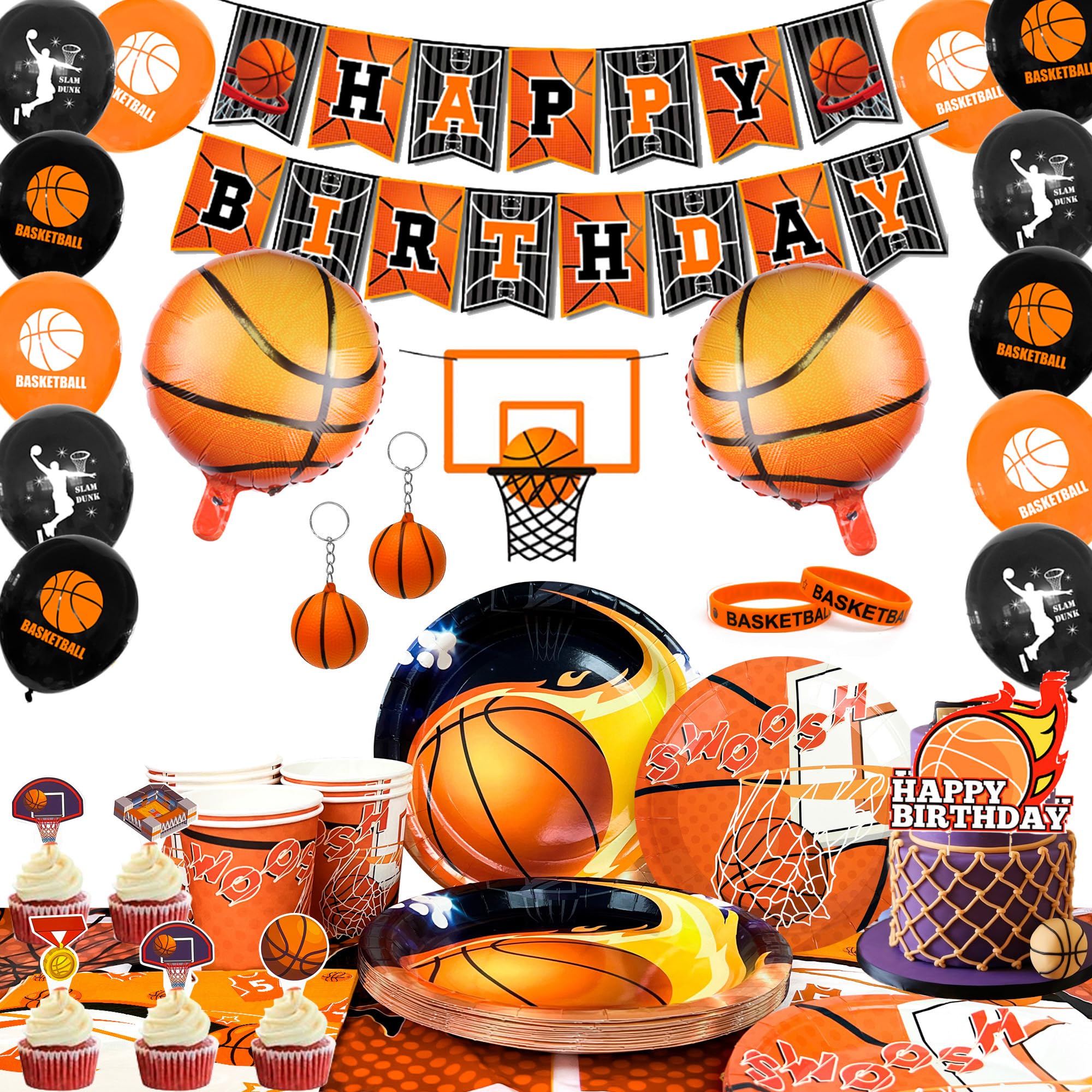 Basketball Banquet Decorations Party Basketball Tinsel Burst