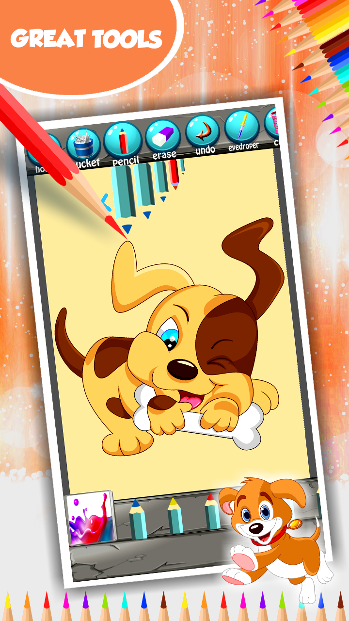 Puppy Coloring Book - App on the Amazon Appstore