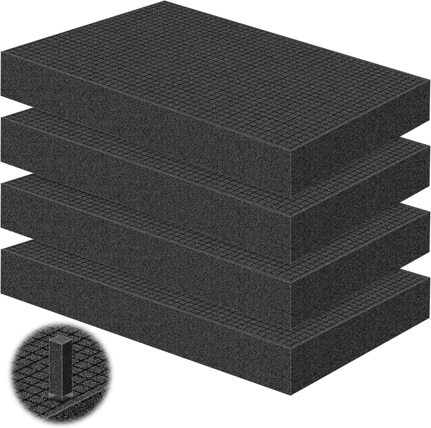 Amazon.com: ToLanbbt 4P Pick and Pluck Pre Cubed Foams, 16 x 12 x 2 IN ...