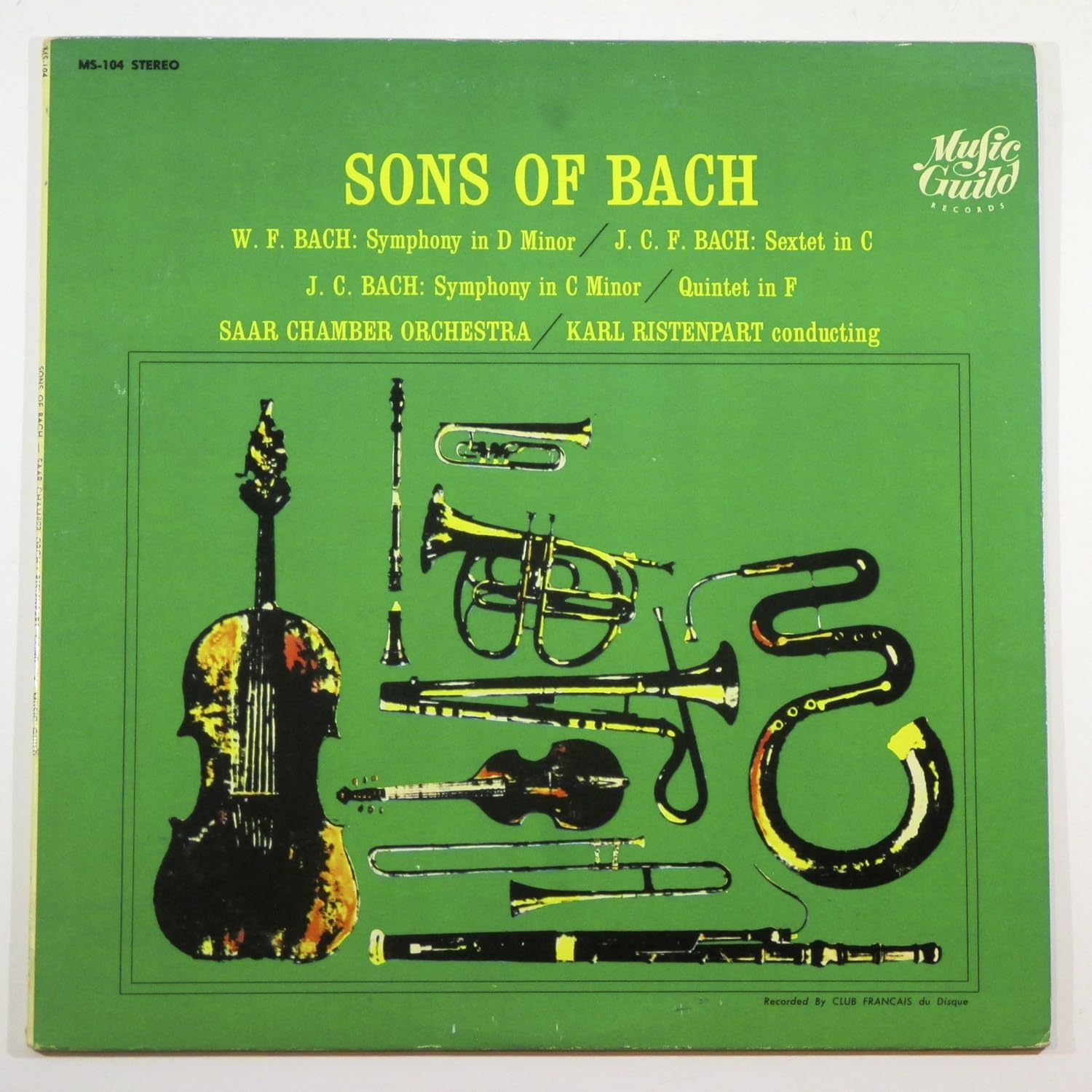 W. F. Bach, J. C. F. Bach, J. C. Bach, Karl Ristenpart, Saar Chamber ...