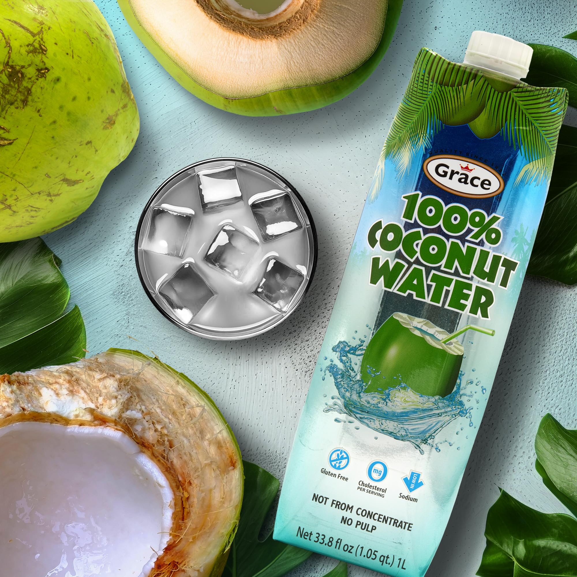 Un Agua De Coco 1 Litro Agua De Coco Maduro Bio 1L Dr.Martins
