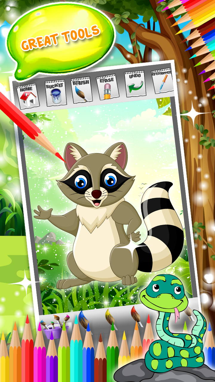 Zoo Animals Coloring Book - App on Amazon Appstore