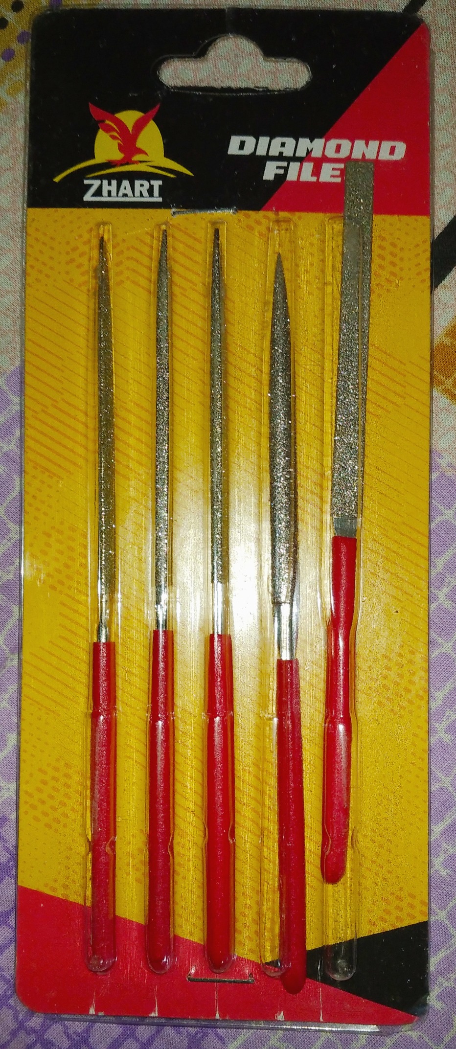 TOOLSMART 140 mm Soft-Grip Diamond File Set -5-Piece : Amazon.in: Home ...