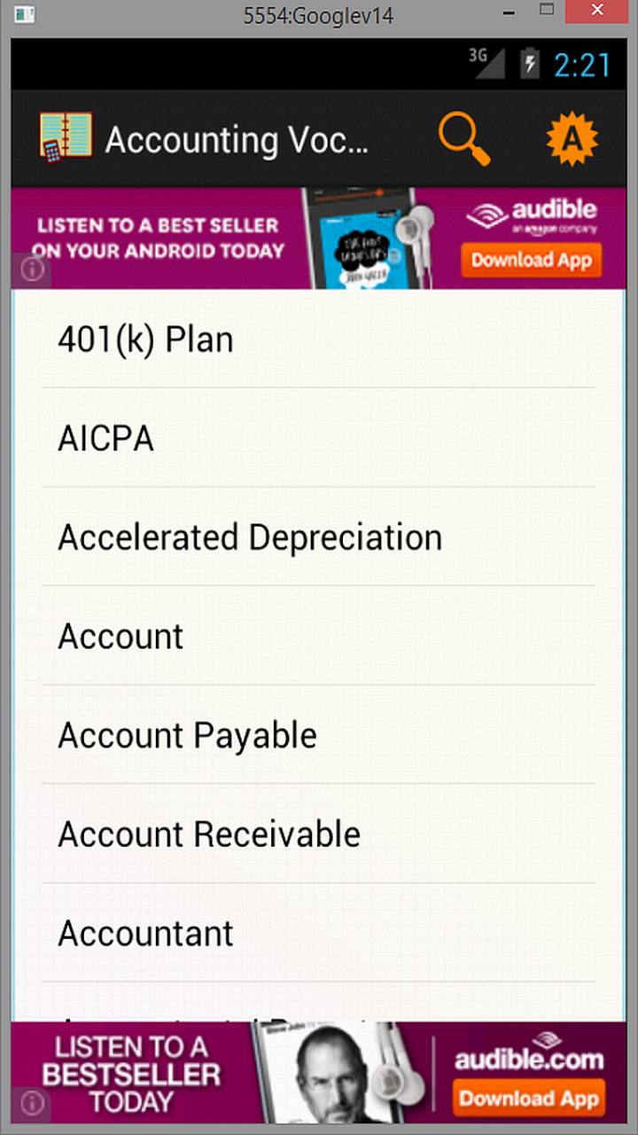 Accounting Vocab - App on Amazon Appstore