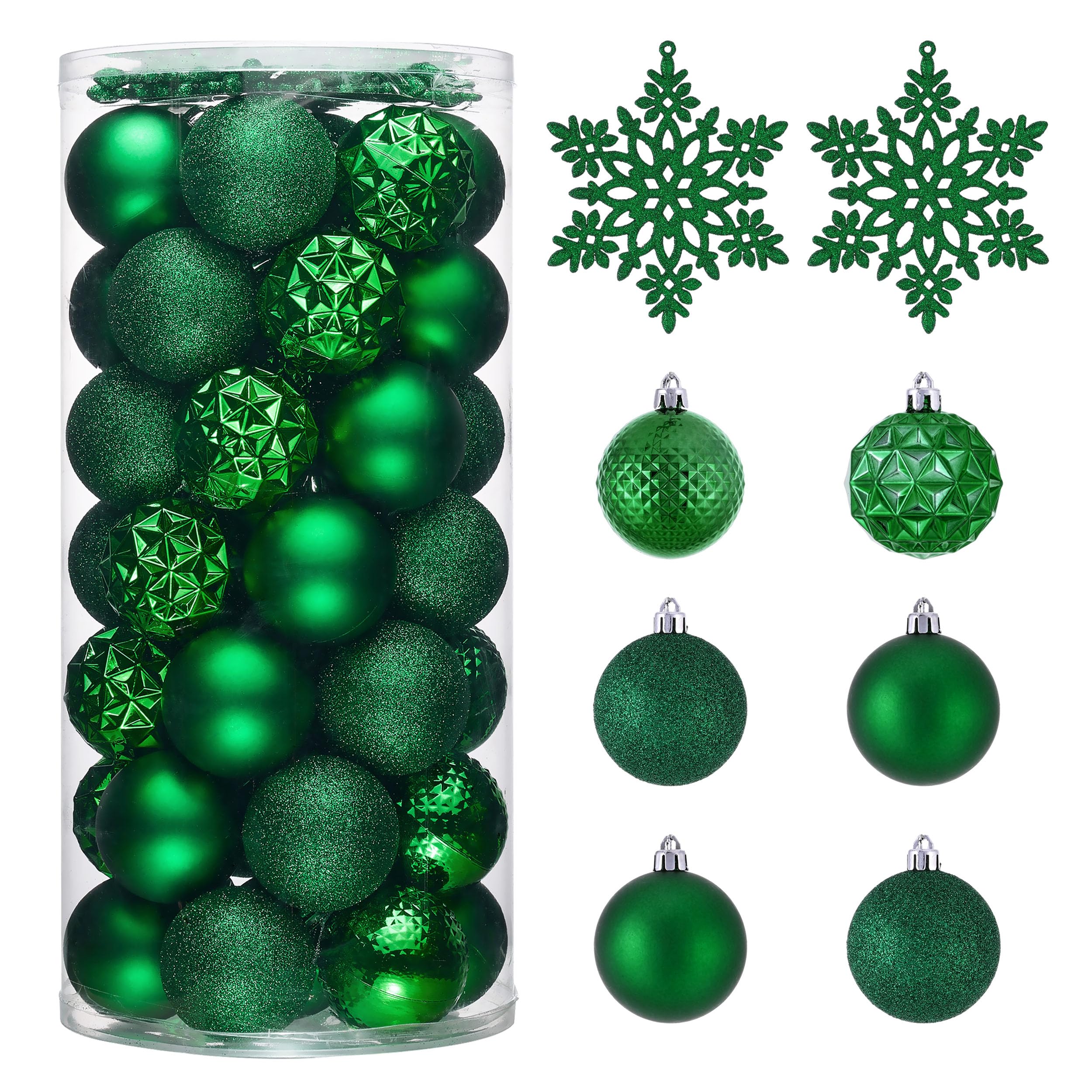 Amazon.com: Valery Madelyn Christmas Tree Decorations Ornament Set for ...