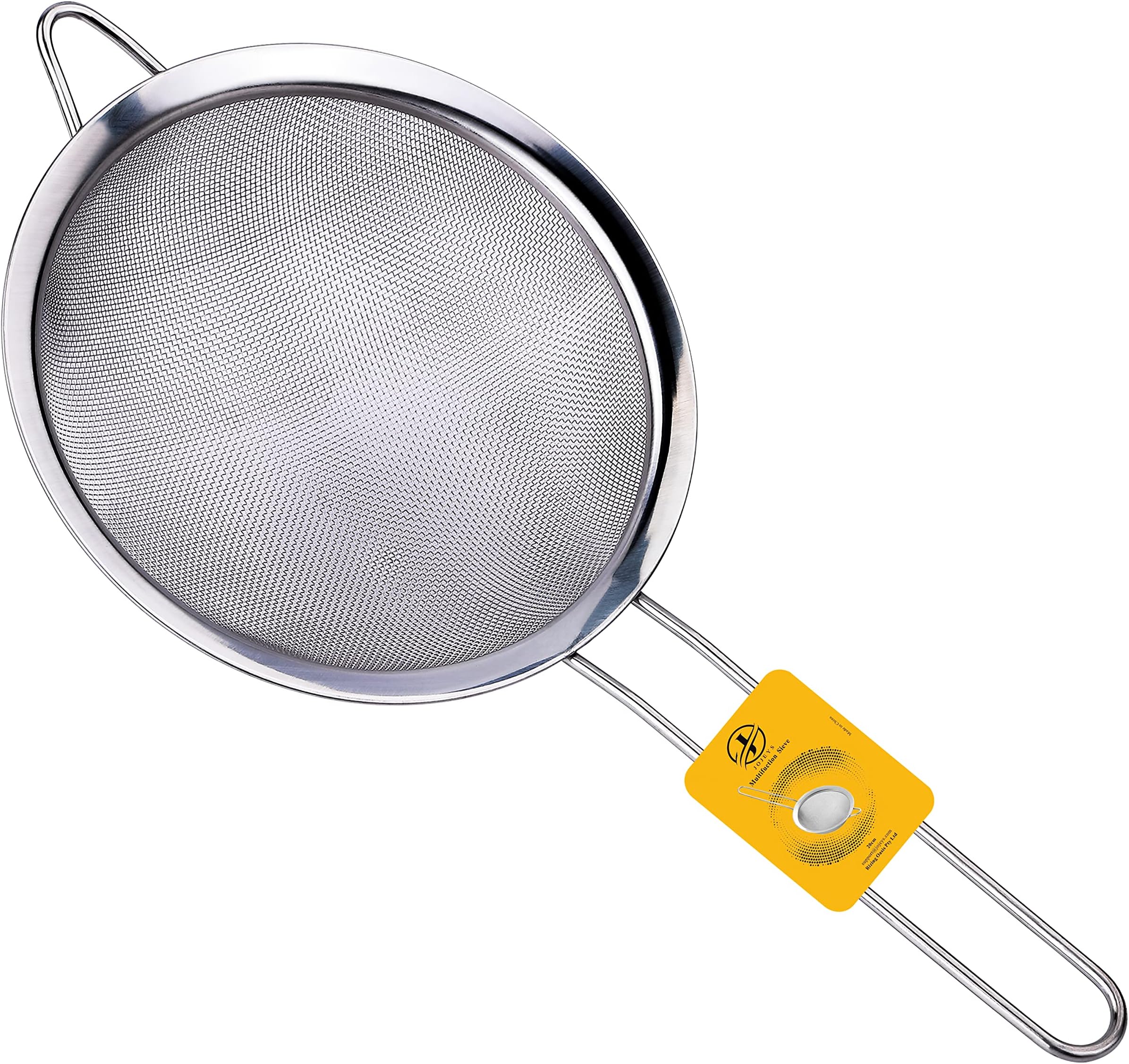 Chef Aid 20cm / 8 Inch long handled metal Sieve, Kitchen essential tool ...
