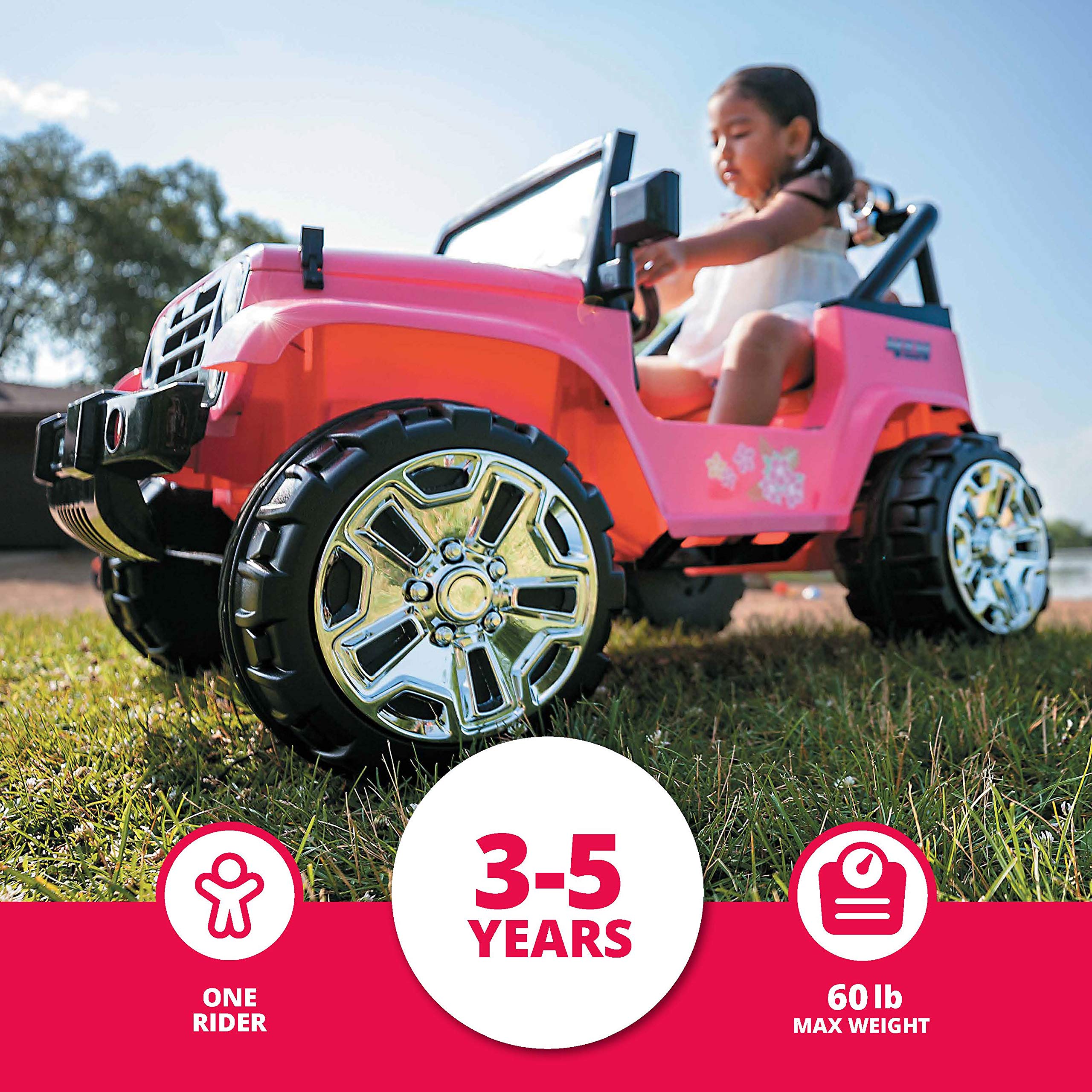 Buy Kid Trax Beach Cuiser 4X4 Child Ride On Car, 3-5 Years Old, Max ...