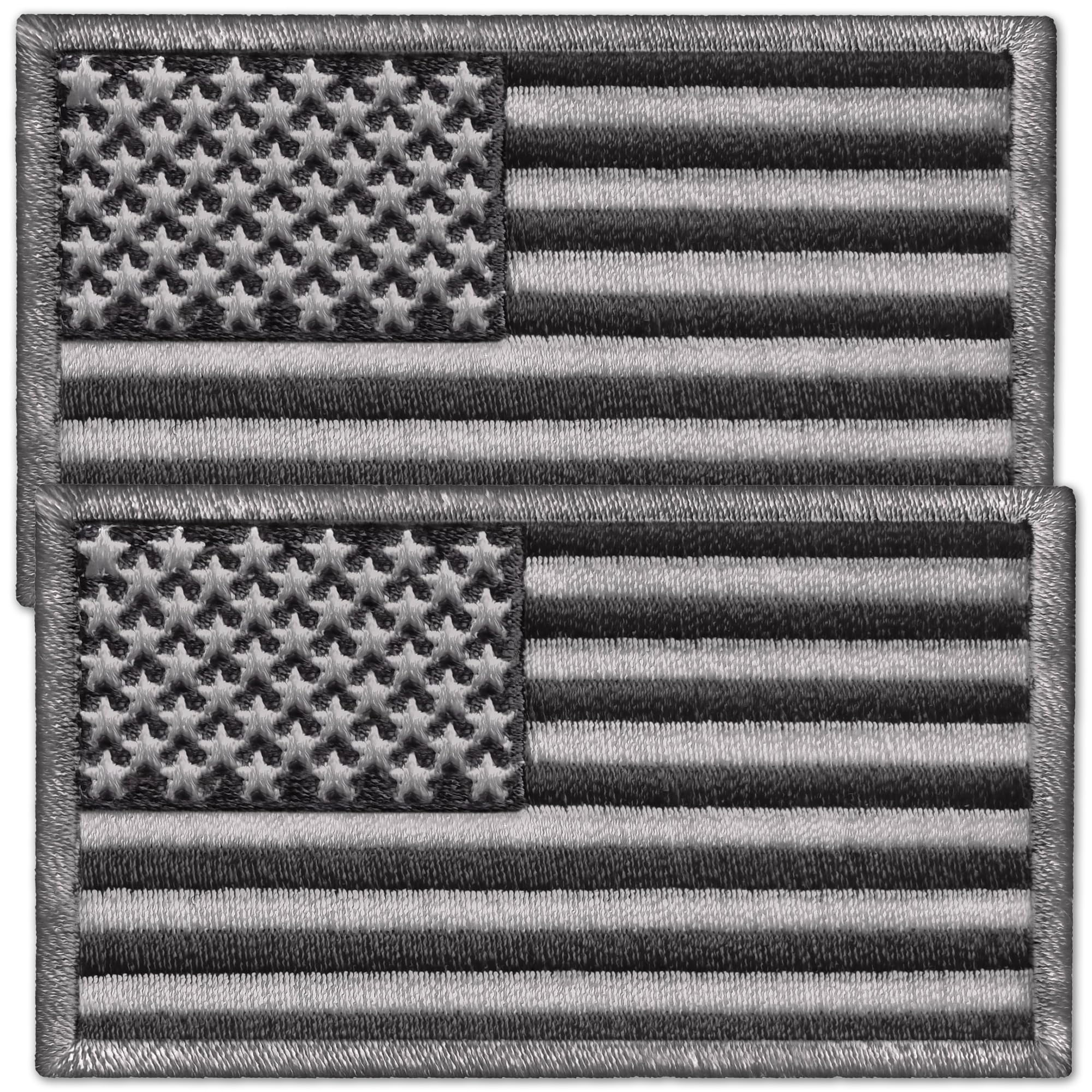 Amazon.com: Bluyellow 2Pcs Subdued American Flag Patch Set, Hook and ...