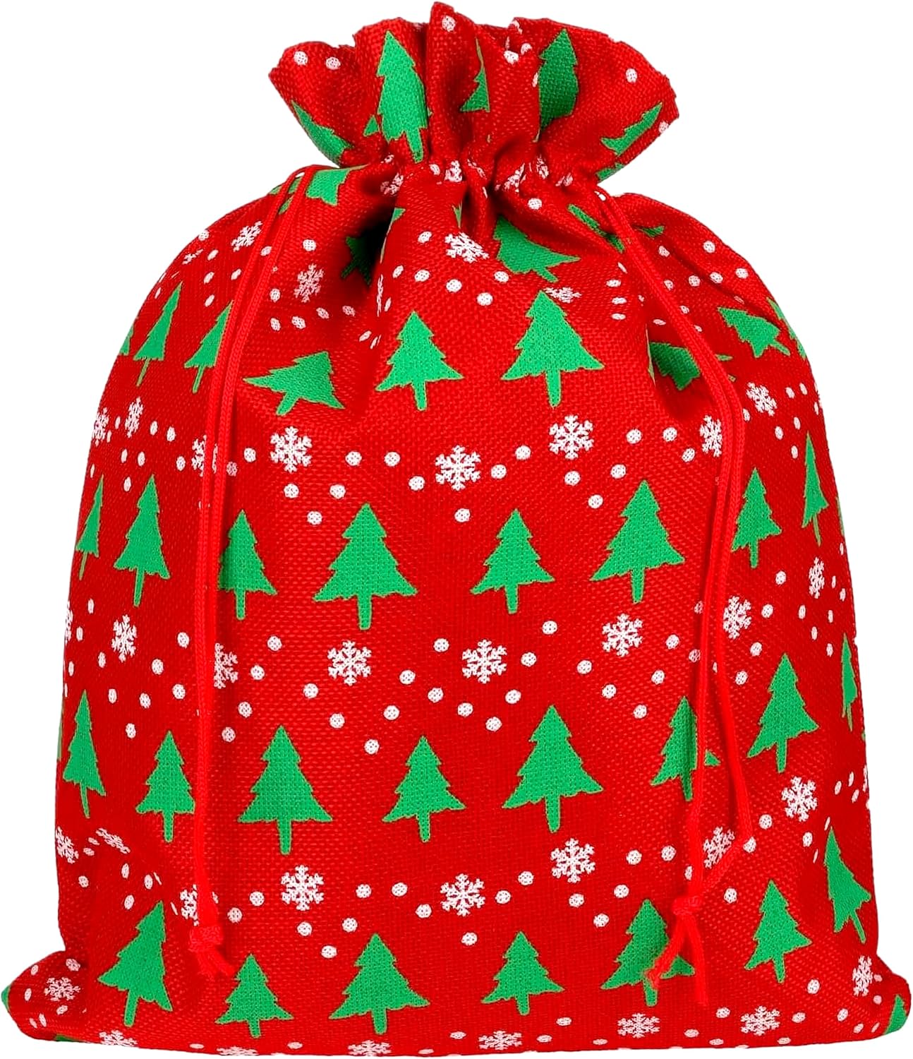 Amazon.com: ESC WELT Large Christmas Gift Sack Green - Festive Reusable ...