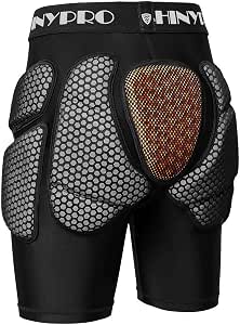 SHINYPRO Protective Padded Shorts for Snowboard and Skate,Overall 3D ...