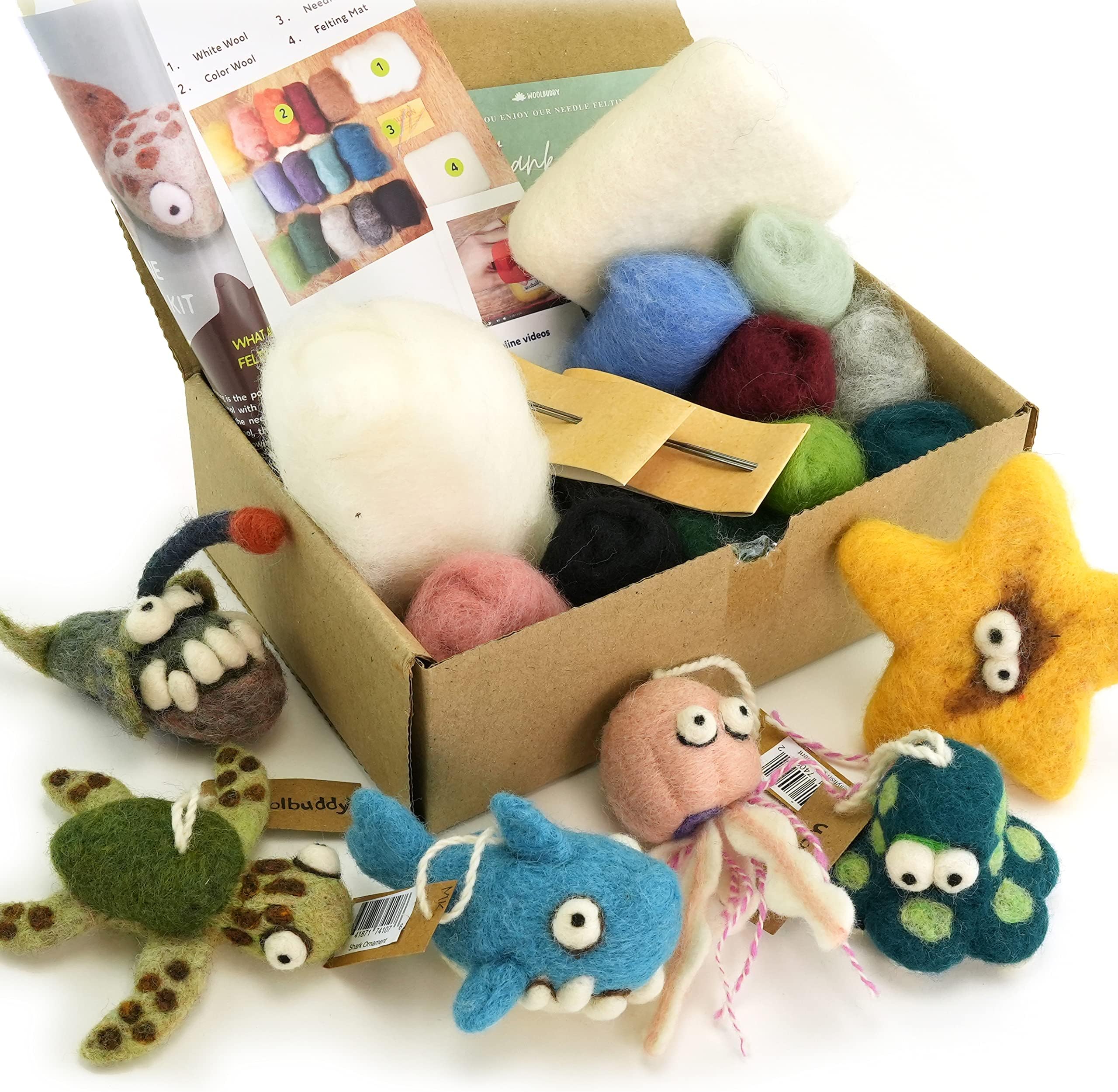 Amazon.com: Swing Fairy Needle Felting Kits Mom 6INCH Kid 4INCH ...