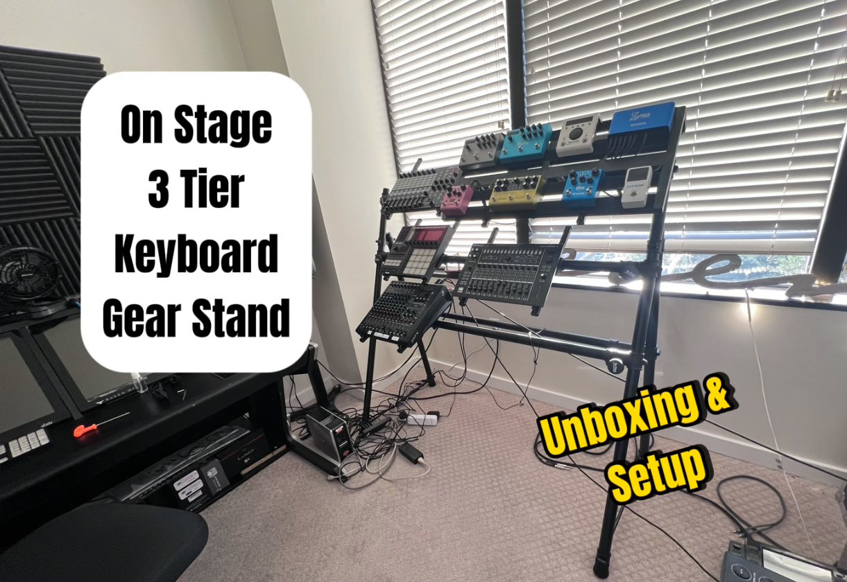 Watch Unboxing & Setup& On Stage 3 Tier A Frame Keyboard Stand on ...