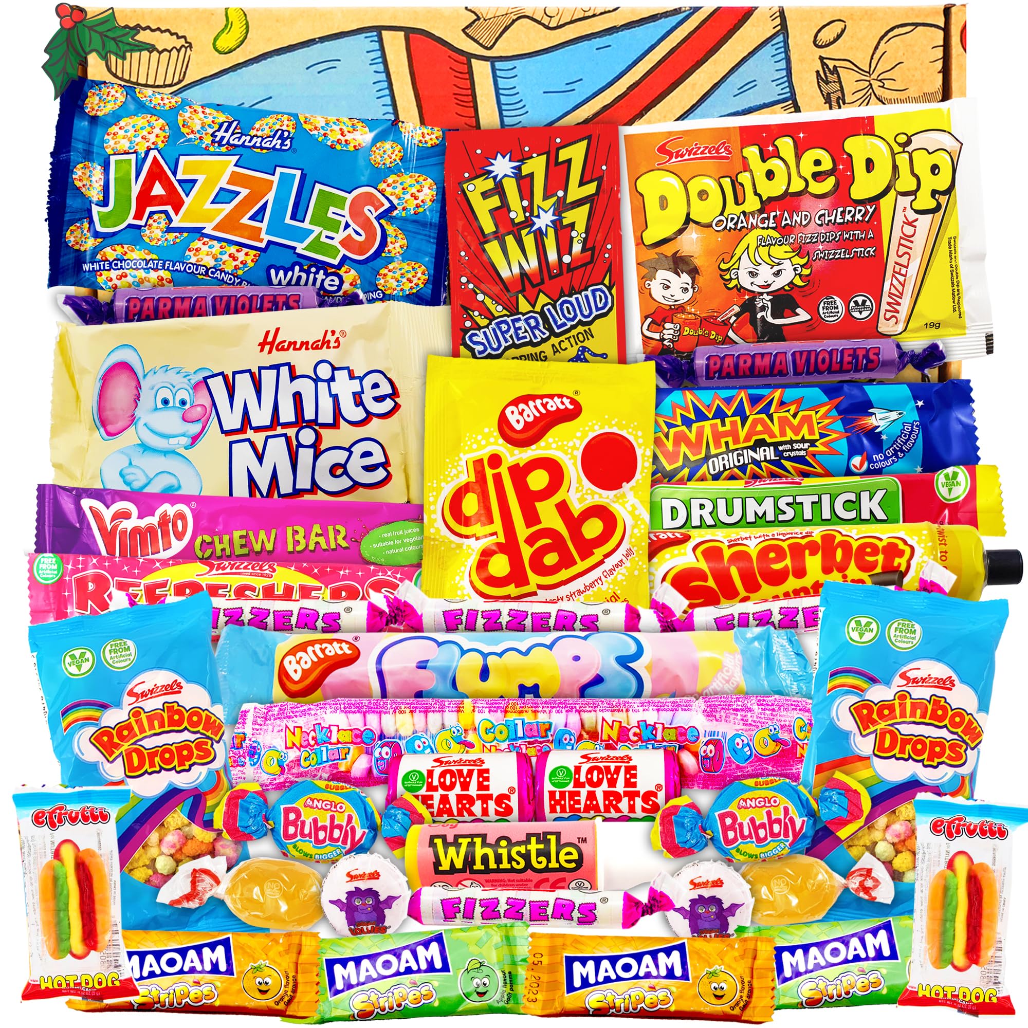 Retro English Sweets Gift Box - Party Sweets - Klassieke Britse ...