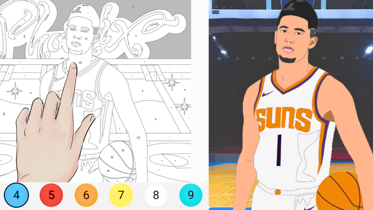 Basketball Paint By Number - App on Amazon Appstore