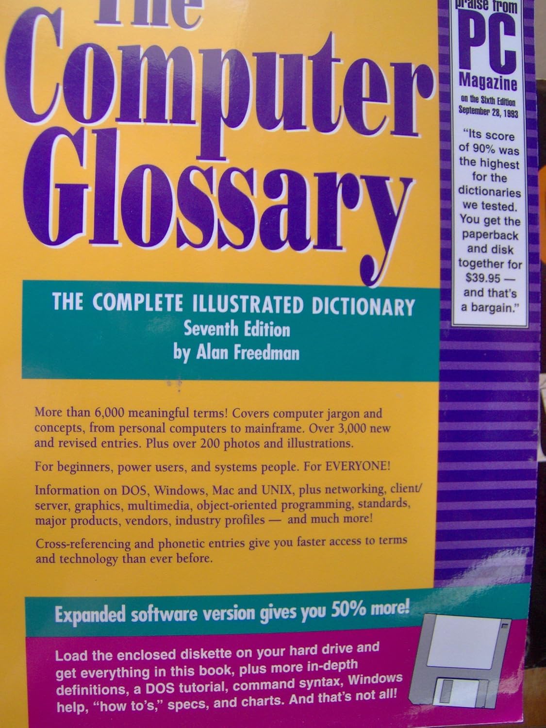 Buy Computer Glossary: The Complete Illustrated Desk Reference Book ...