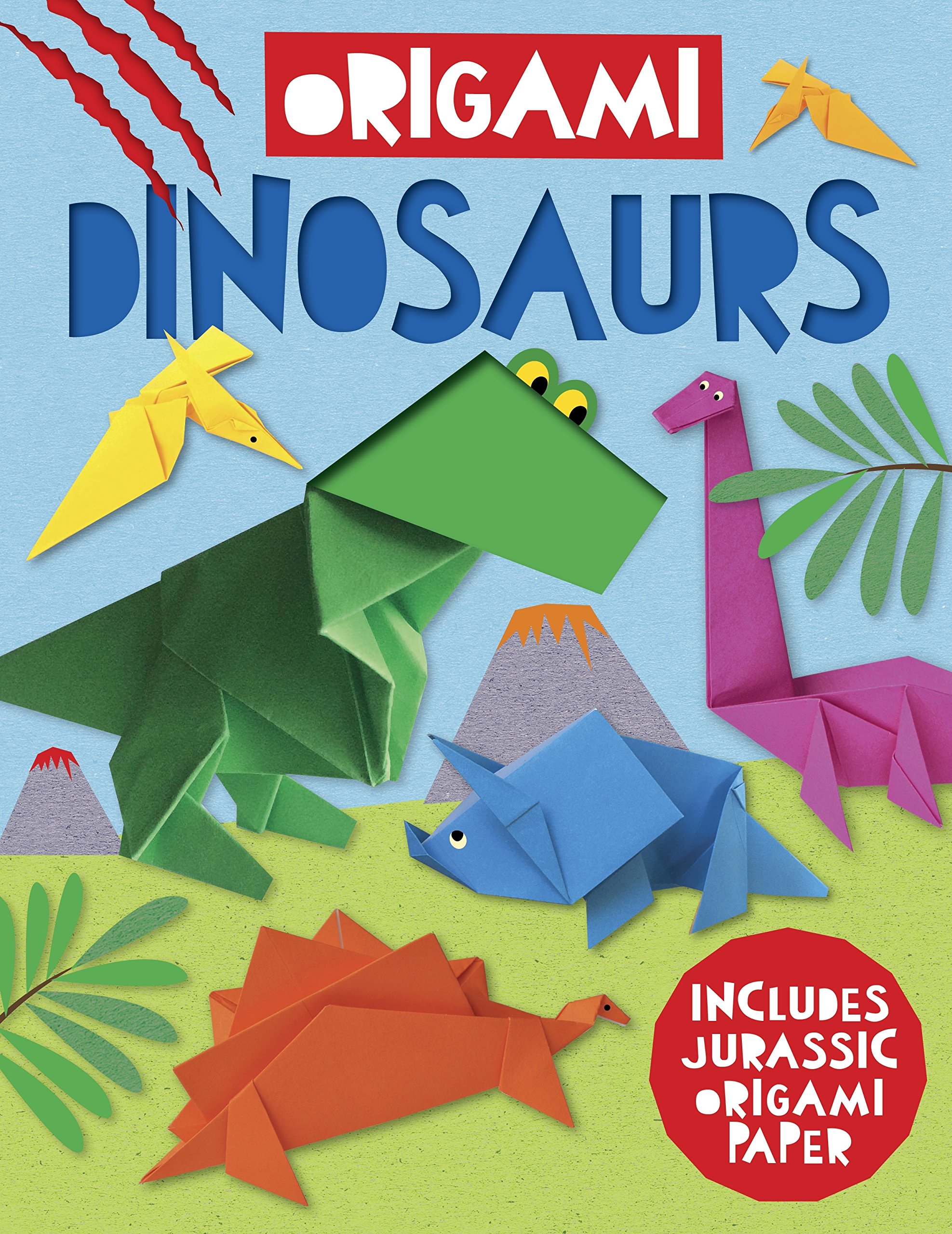 Dinosaur Origami: Includes Jurassic Origami Paper: Webster, Belinda ...