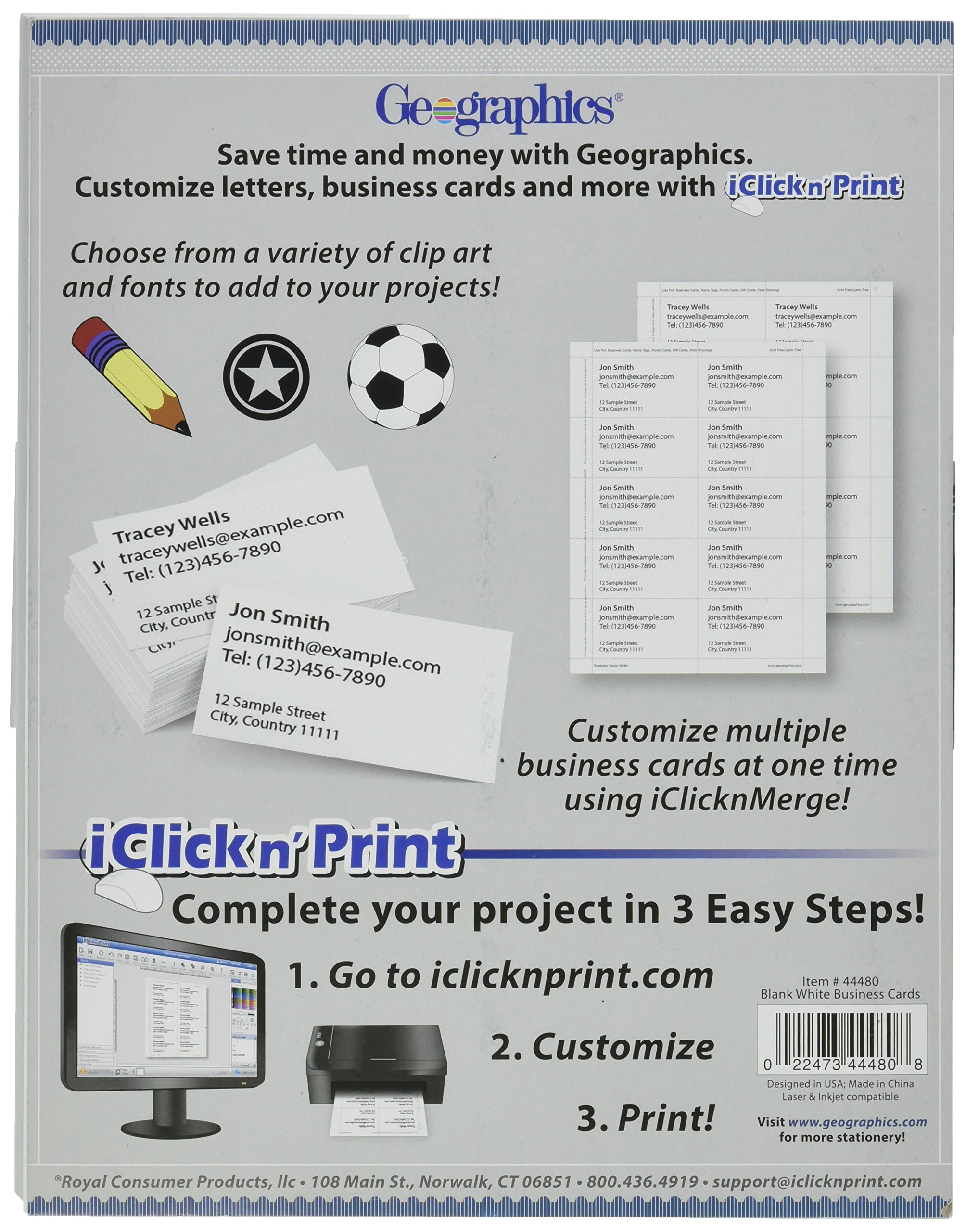 Geographics Business Cards Templates