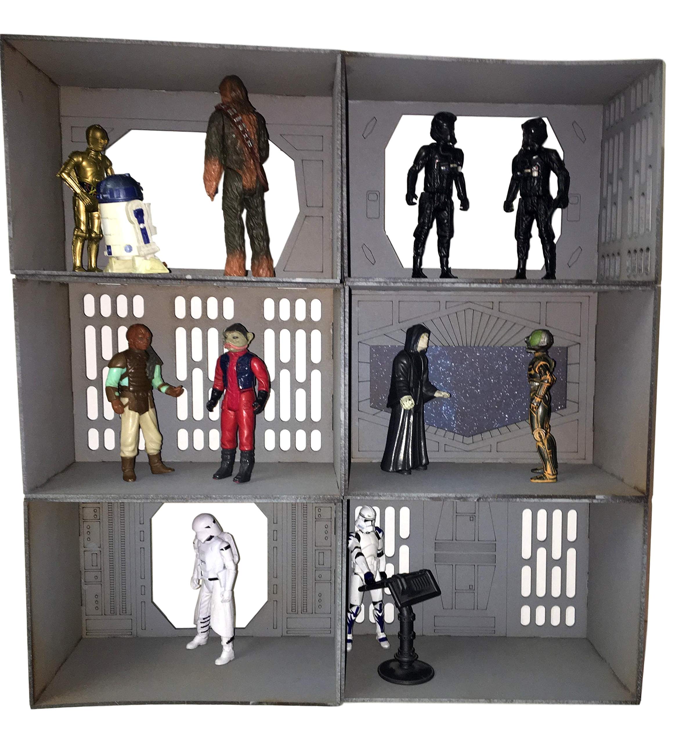 Buy D&C Laser Designs Mini Scene Box Action Figure Spaceship Diorama 3. ...