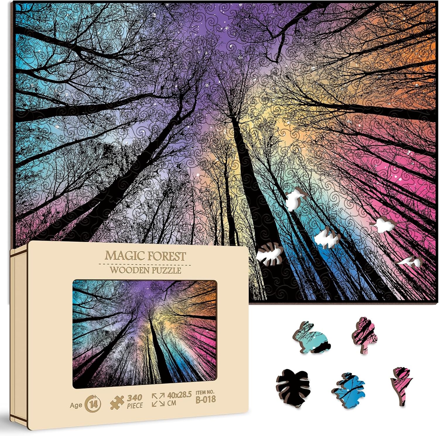 Amazon.com: Hard Impossible Wooden Puzzles for Adults 340 Piece ...