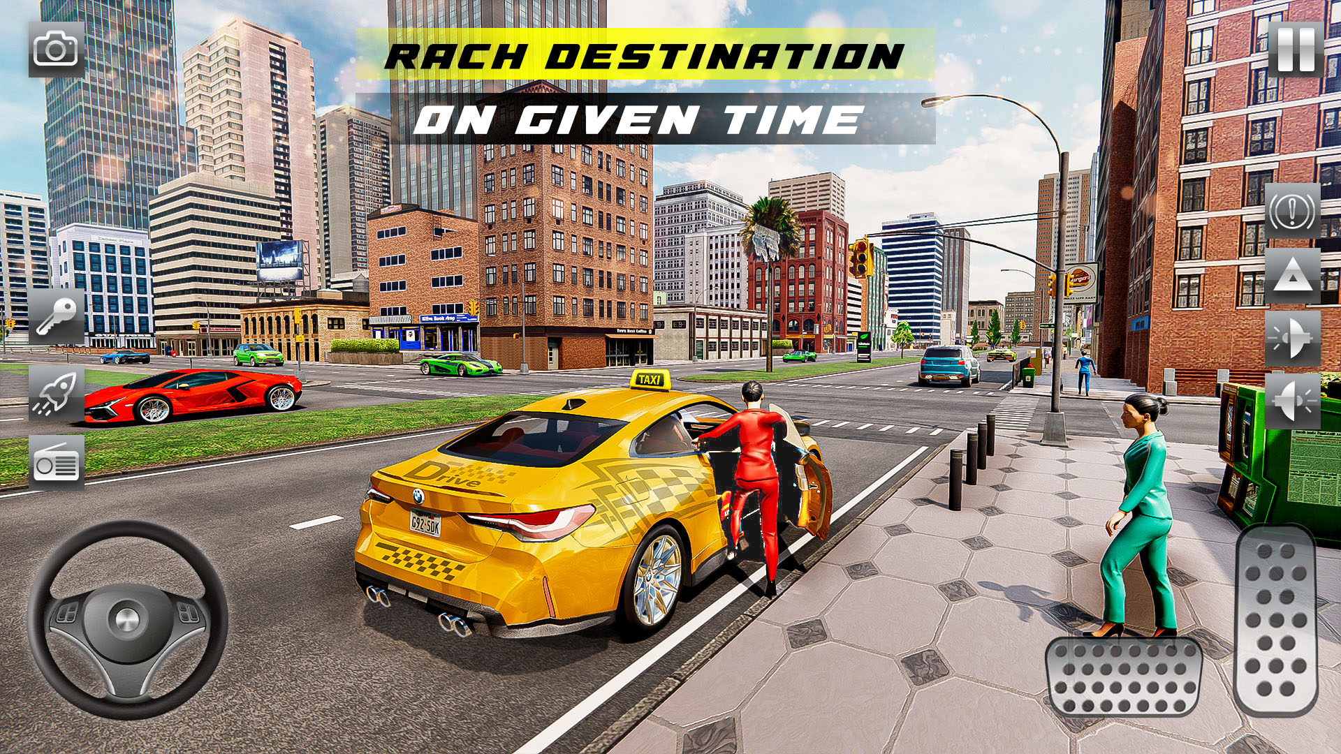 Taxi Game City Taxi Driver Simulator Game New Tab For Google Chrome
