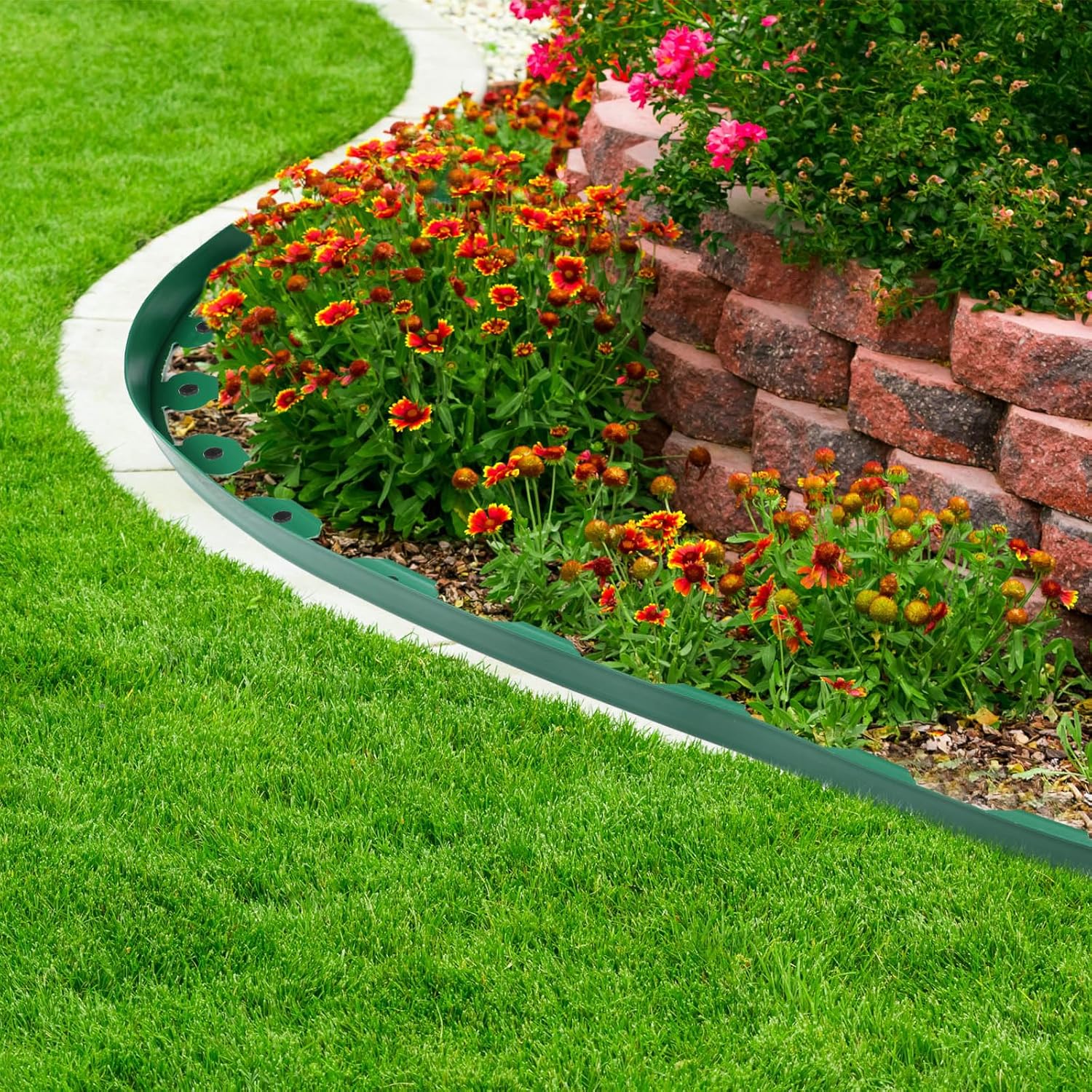 Suzile Paquete de 10 bordes de paisaje sin excavación con 300 picos de ...