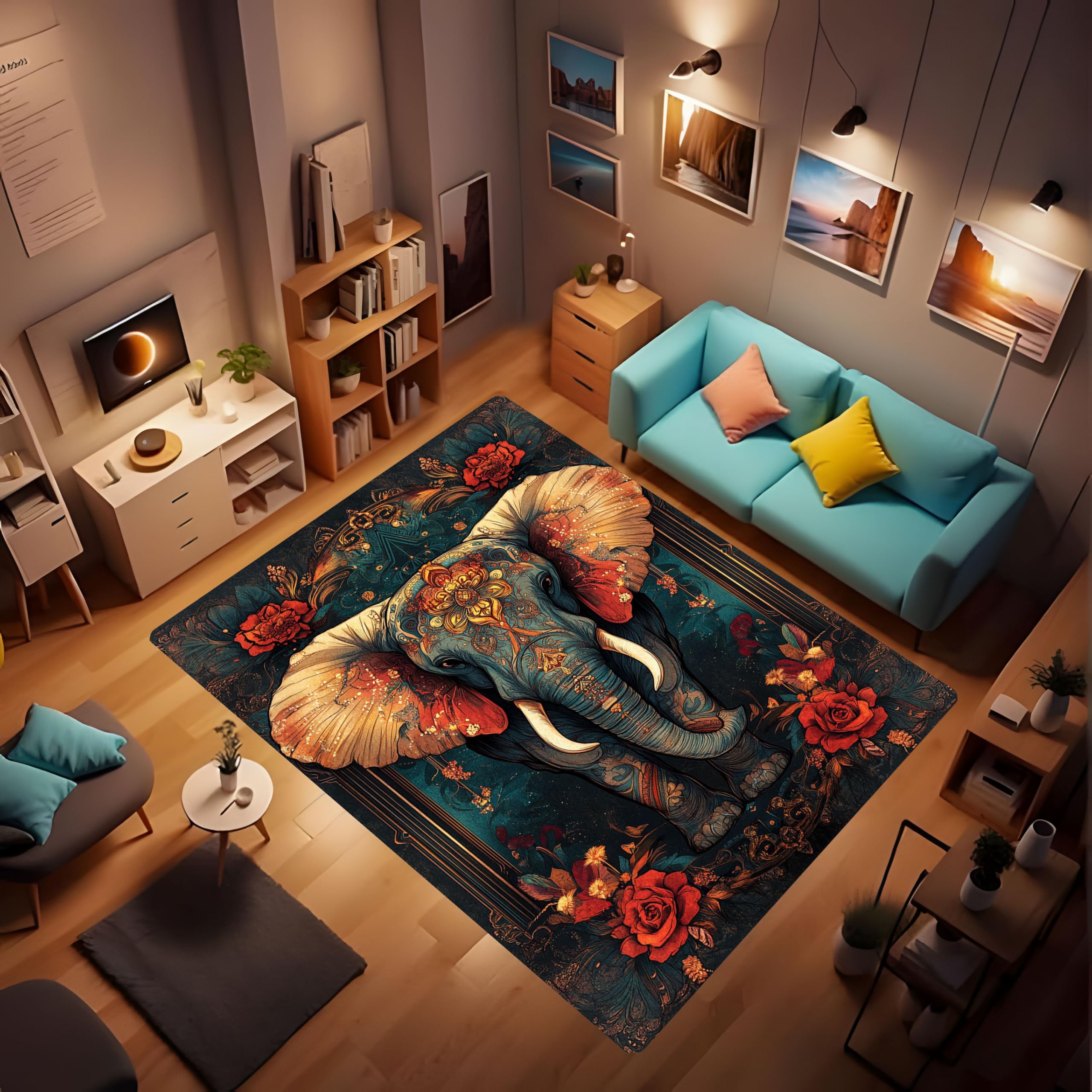 Amazon.com: Exquisite Luxury Flower Rose Decoration Frame Elegant ...