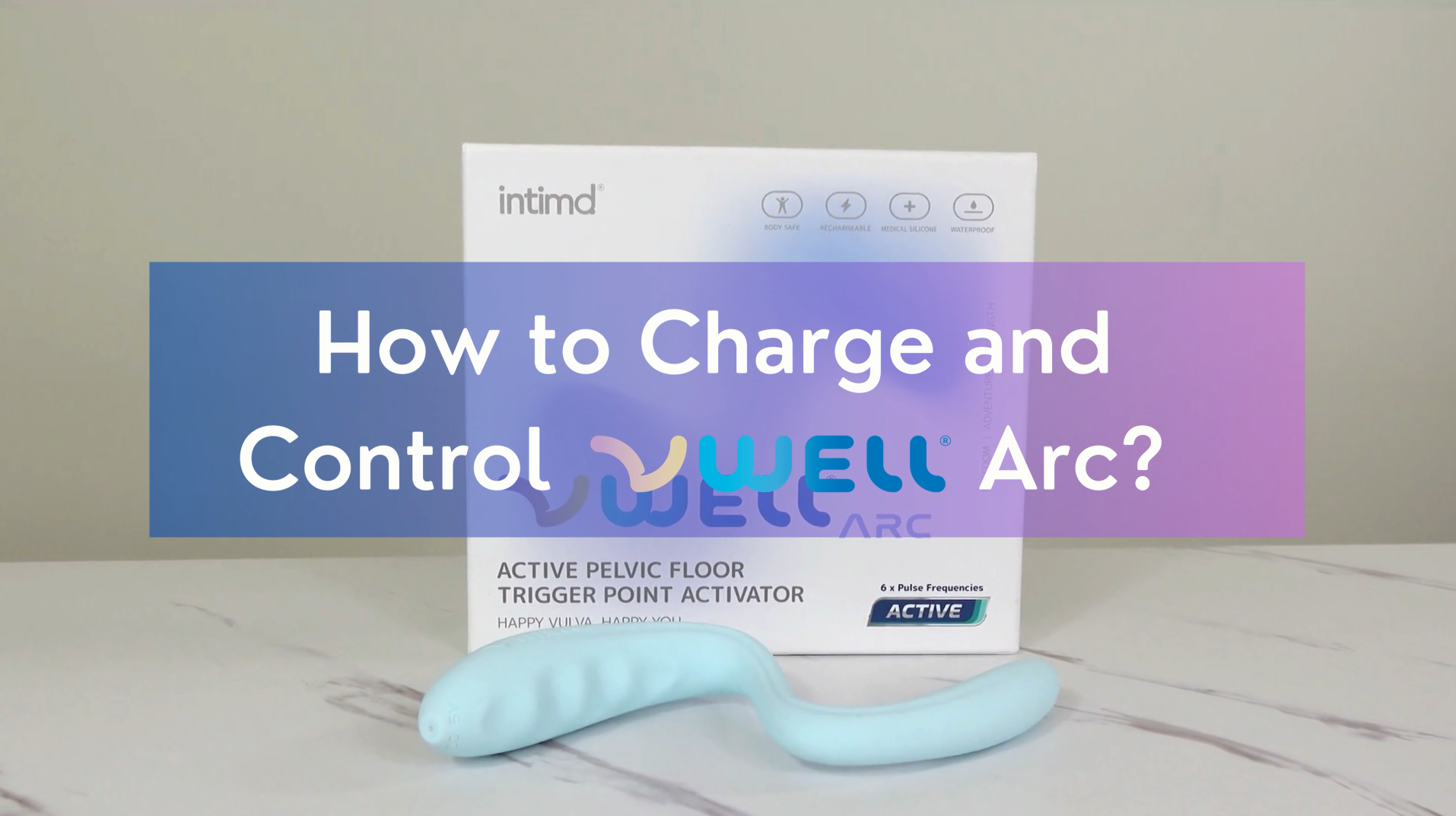 Watch How to Operate and Charge Your VWELL Arc Pelvic Wand on Amazon Live