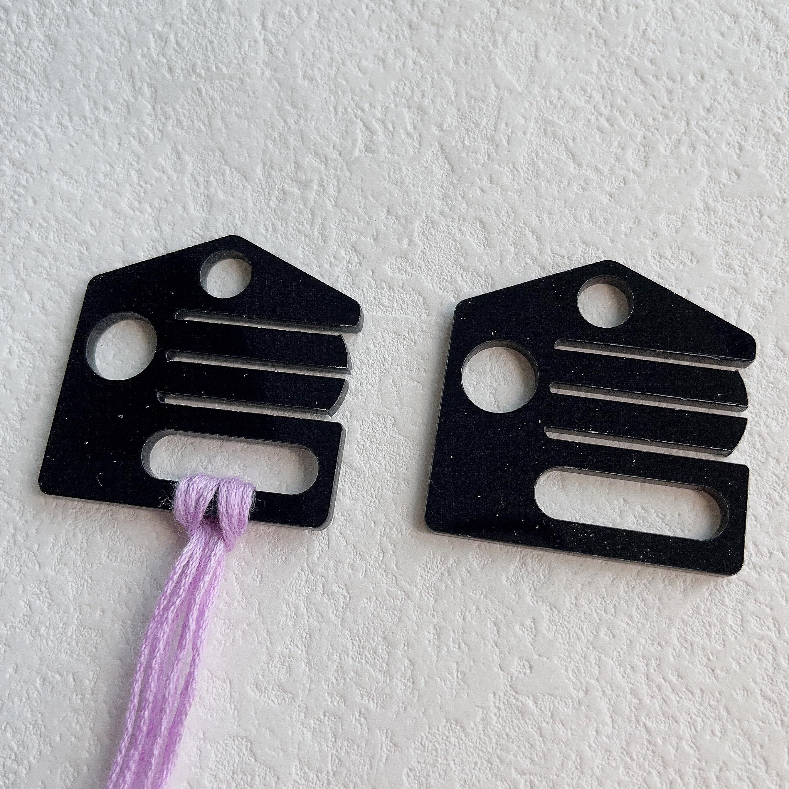 Amazon.com: 20 Pieces Acrylic Bobbins, Thread Holders, Floss Organizer ...