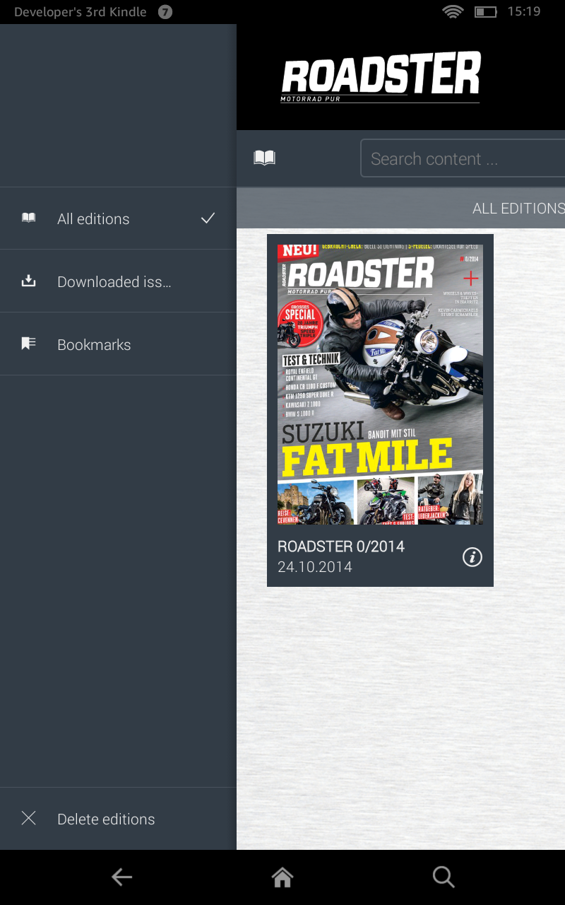 ROADSTER - App on Amazon Appstore