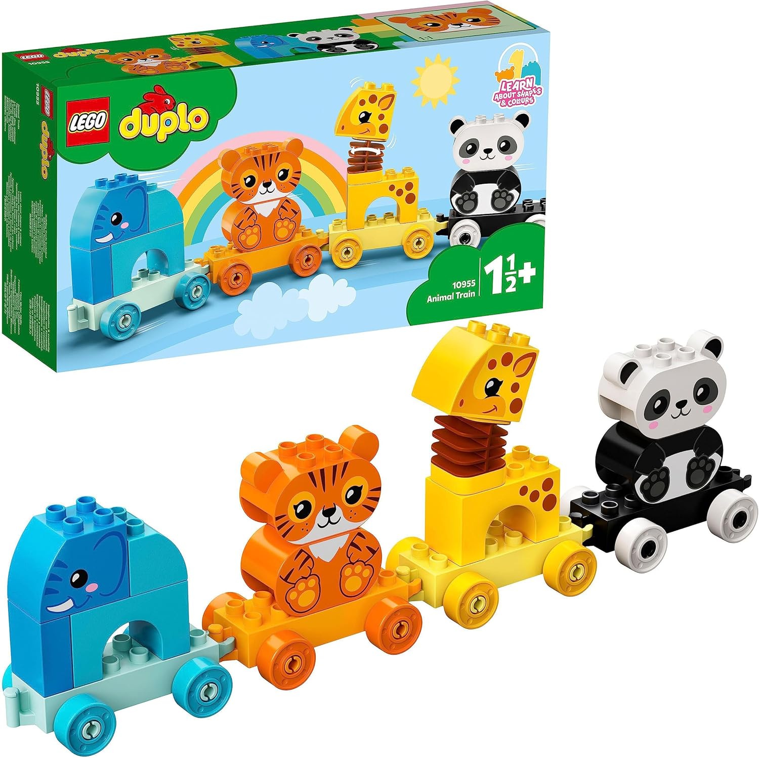 Amazon.com: LEGO® DUPLO® My First Animal Train 10955 Pull-Along ...