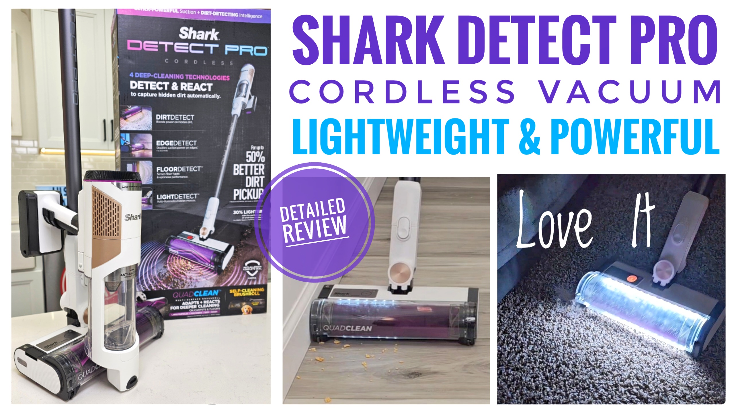 Watch Shark Detect Pro Cordless Stick Vacuum Review I Love It! on ...